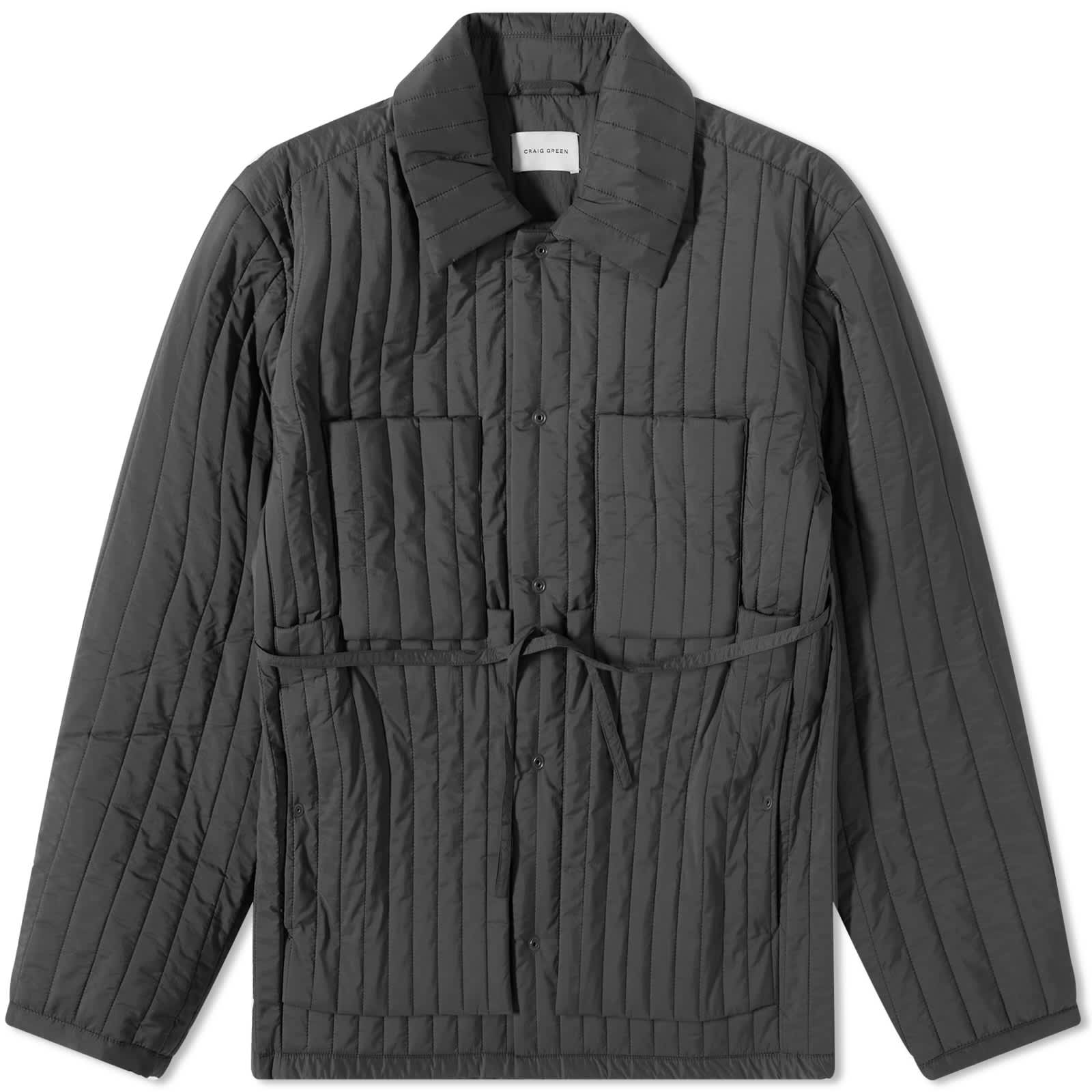 Craig Green Quilted Worker Jacket Grey | END. (GB)