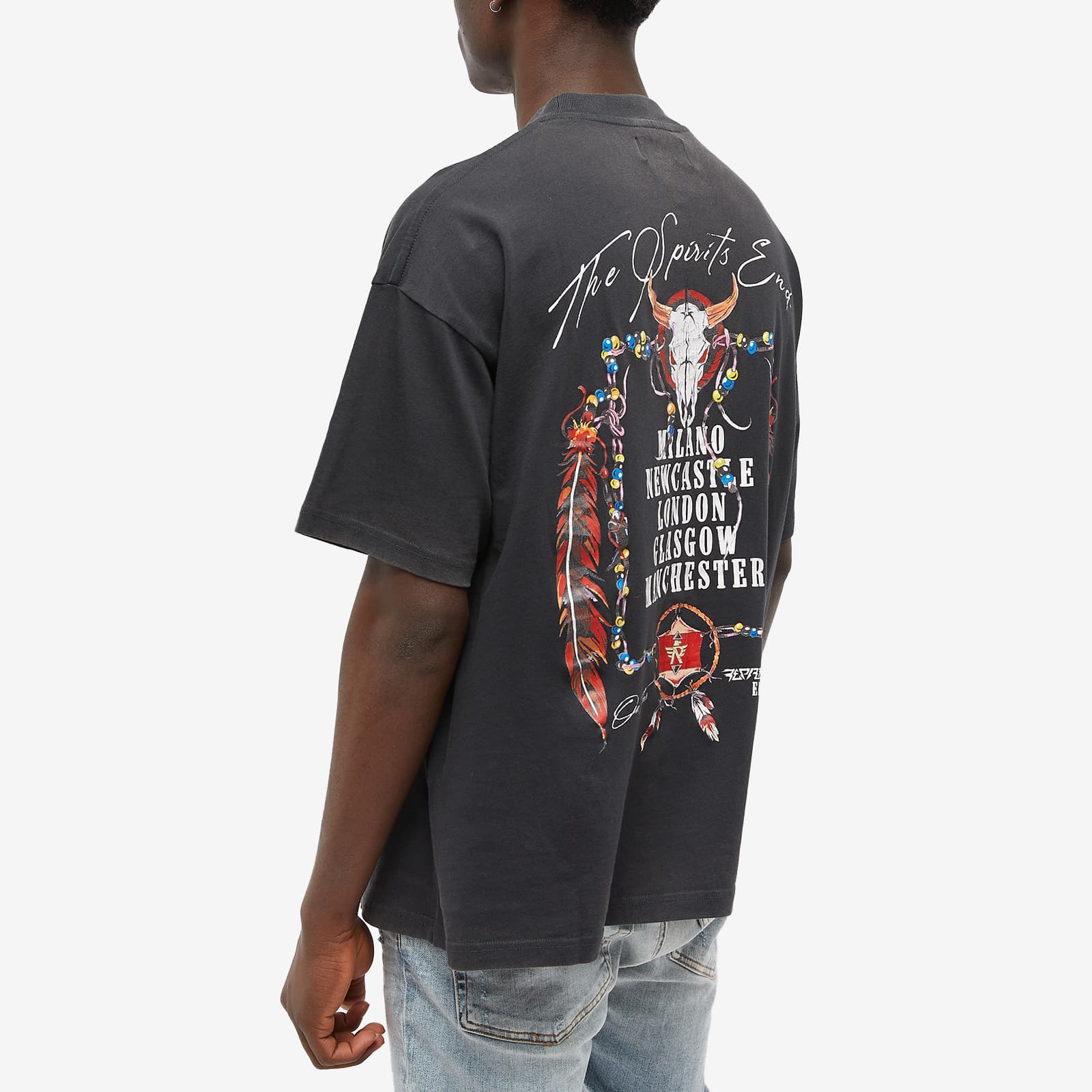 Represent Milan World Tour T-Shirt Washed Black | END. (HK)