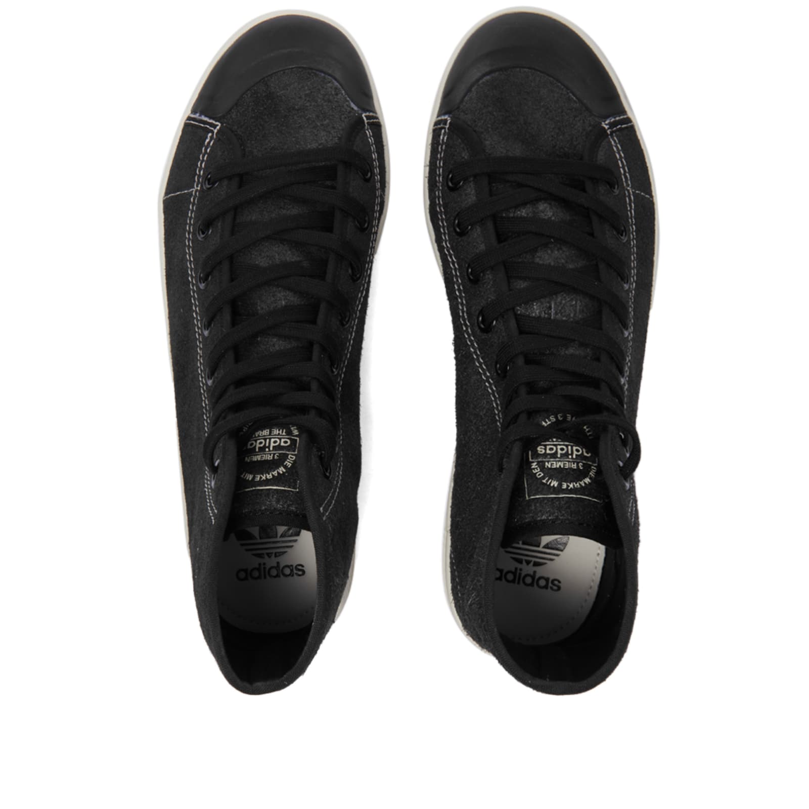 Adidas Nizza 2 Leather Core Black & Off White | END. (US)
