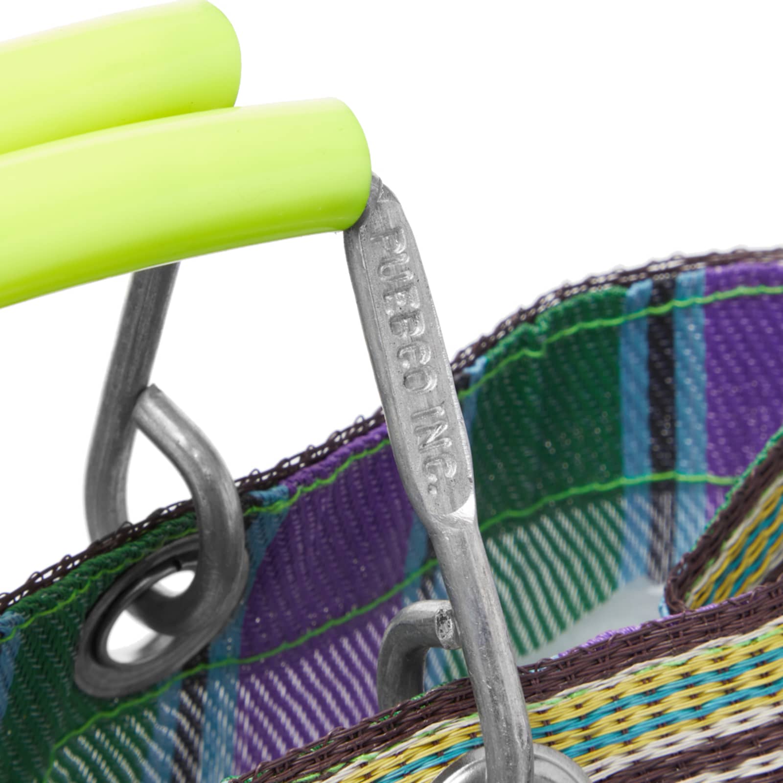 Puebco Recycled Plastic Square Bag Green & Purple | END. (Global)