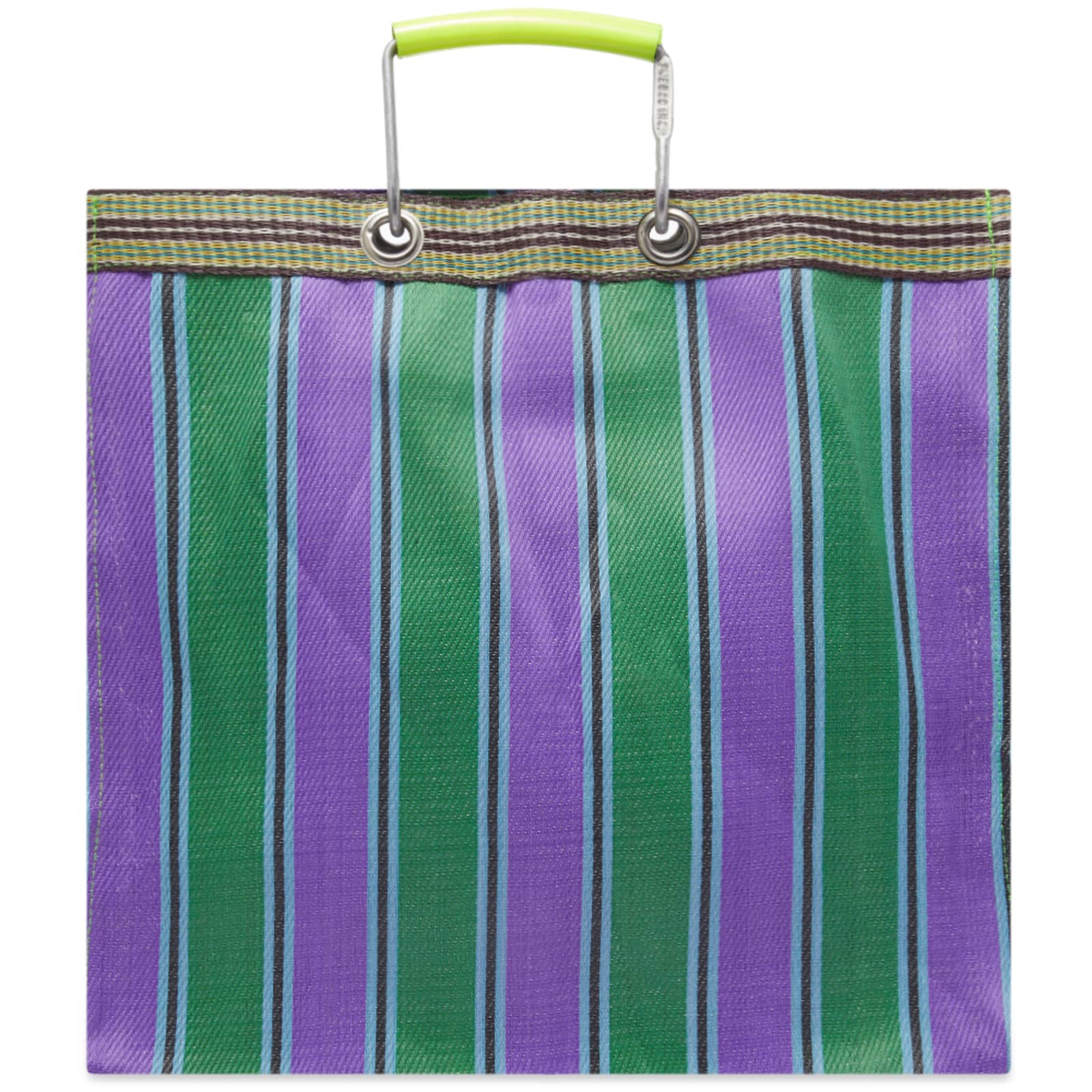 Puebco Recycled Plastic Square Bag Green & Purple | END. (Global)