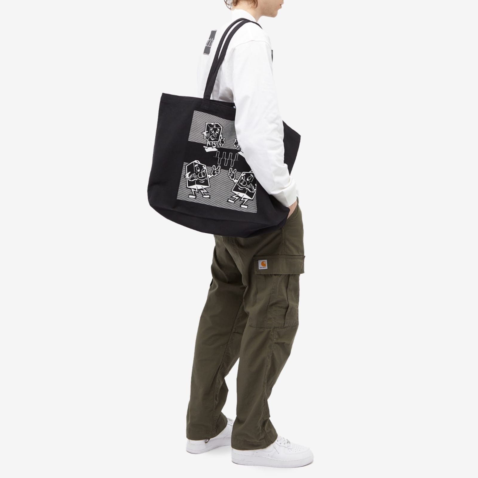 The Trilogy Tapes Electronics Record Bag Black | END. (HK)