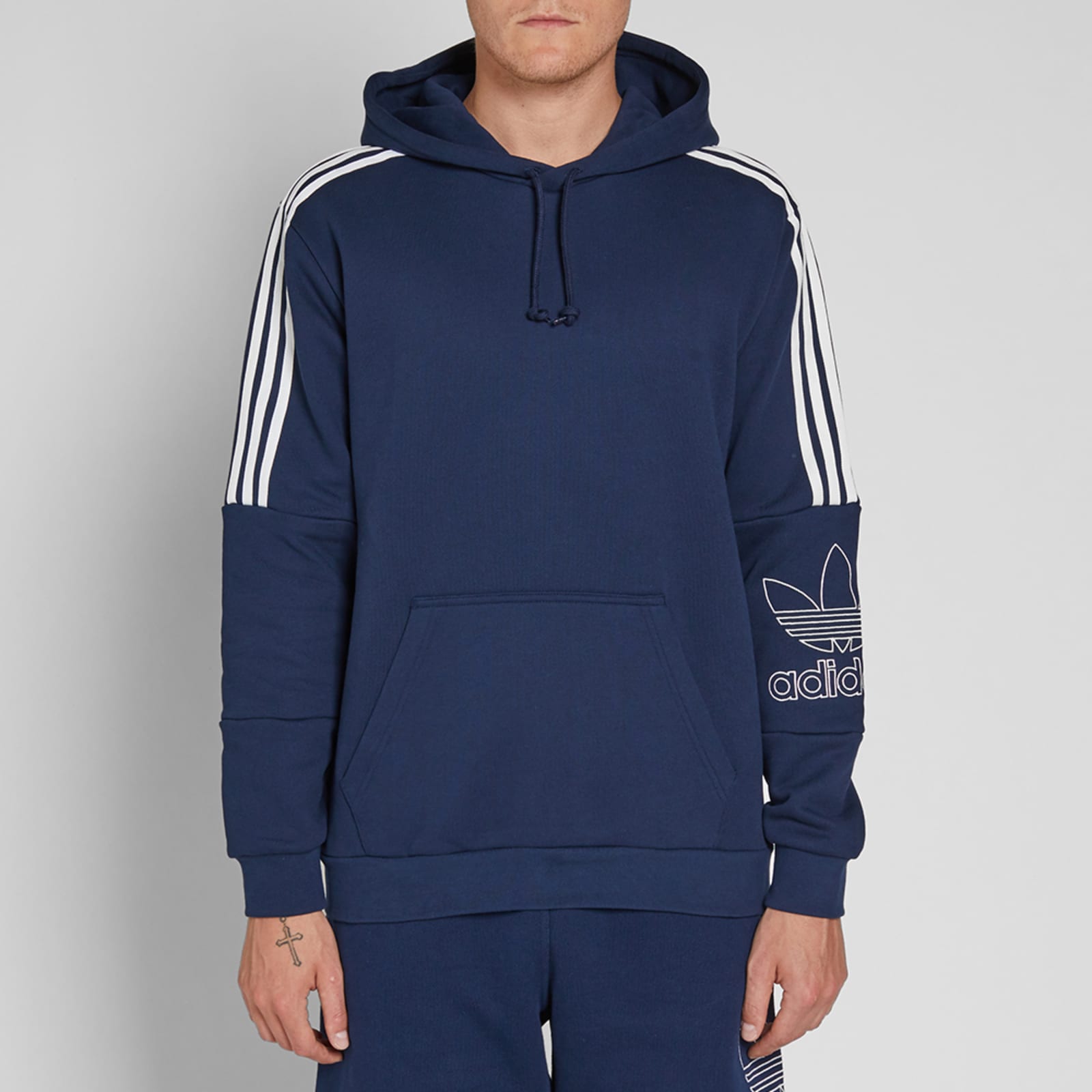 Adidas Outline Hoody Collegiate Navy | END. (US)