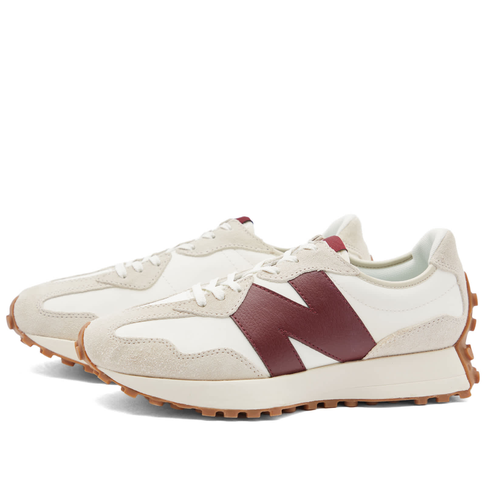 New Balance WS327KA Moonbeam & Burgundy | END. (GB)