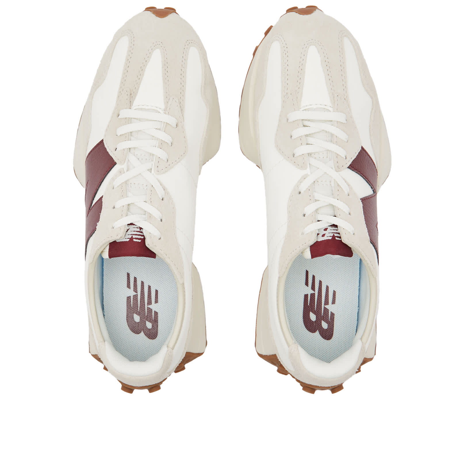 New Balance WS327KA Moonbeam & Burgundy | END. (GB)