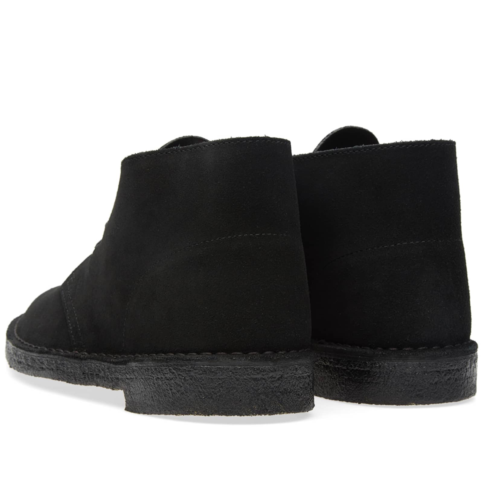 Clarks Originals Desert Boot Black Suede | END. (US)