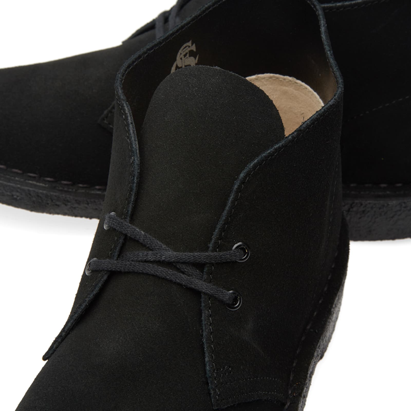 Clarks Originals Desert Boot Black Suede | END. (US)