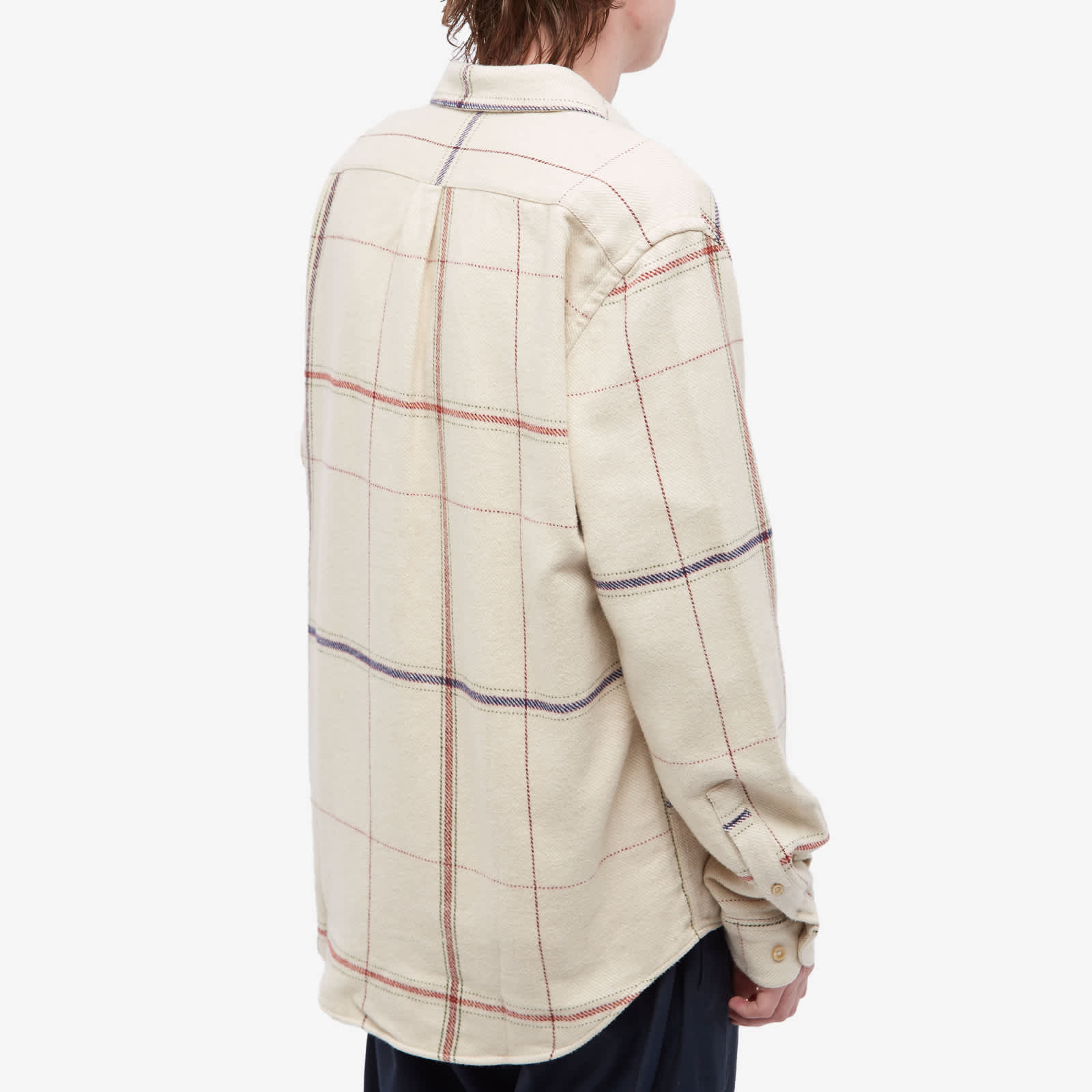 Portuguese Flannel Torse Check Shirt Ecru | END. (AU)