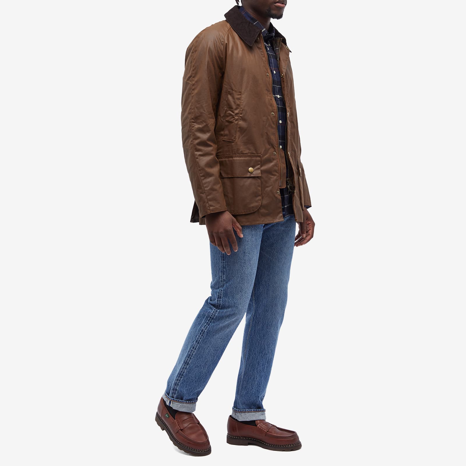 Barbour Ashby Wax Jacket Bark | END. (KR)