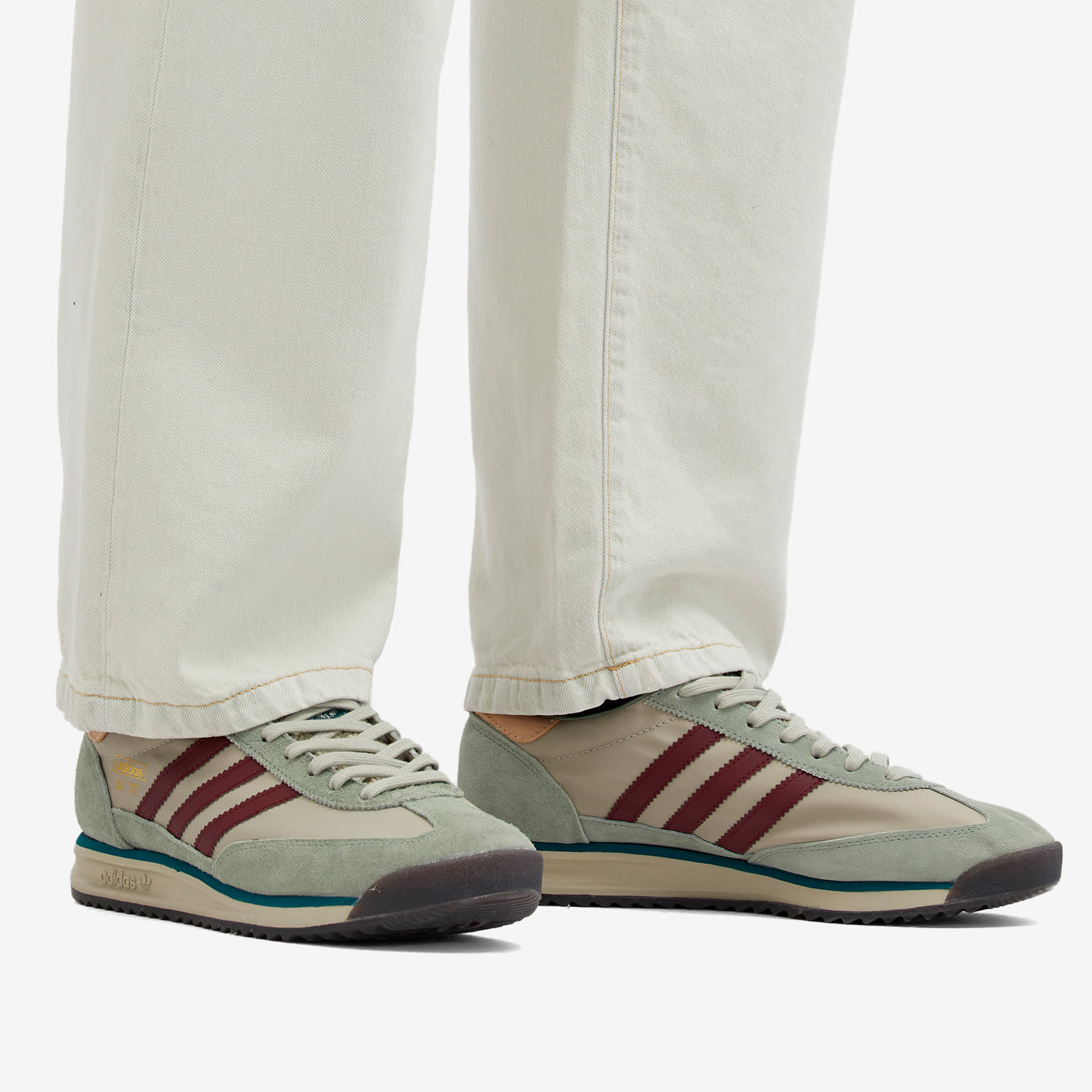 Adidas Sl 72 Rs Putty Grey, Shadow Red & Legacy Teal | END. (US)