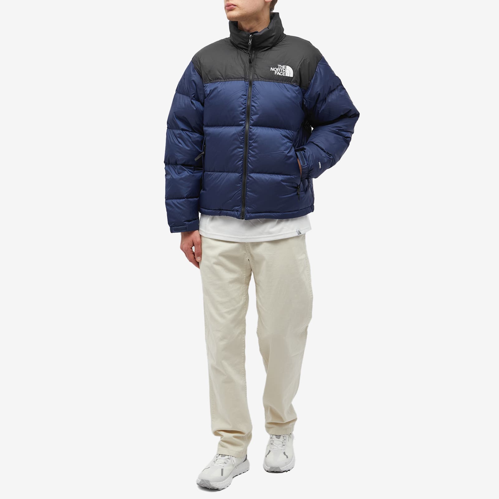 The North Face 1996 Retro Nuptse Jacket Summit Navy & Tnf Black | END.