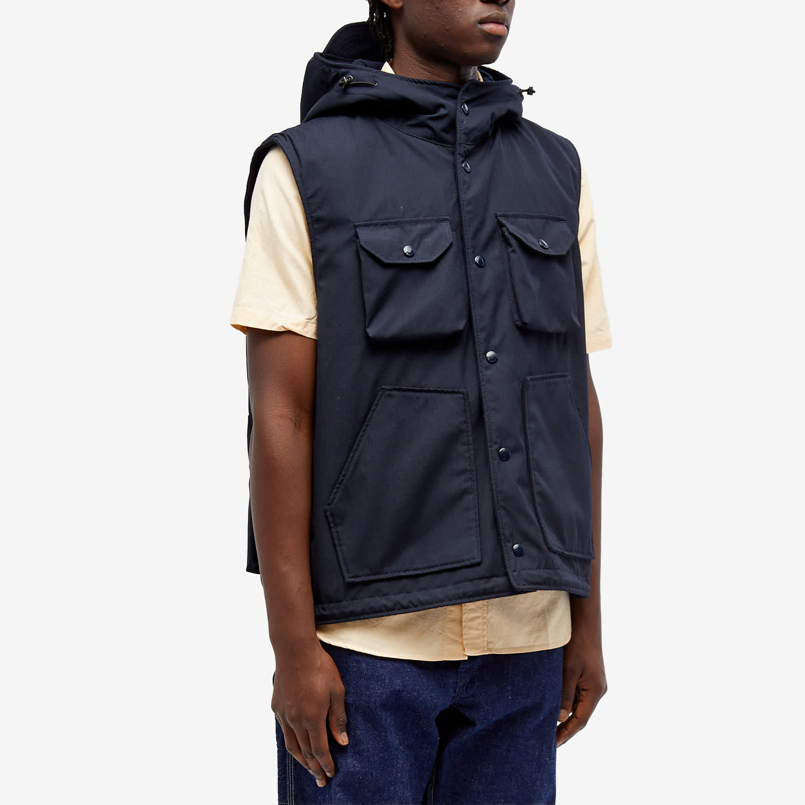 Engineered Garments Field Vest Dark Navy | END. (KR)