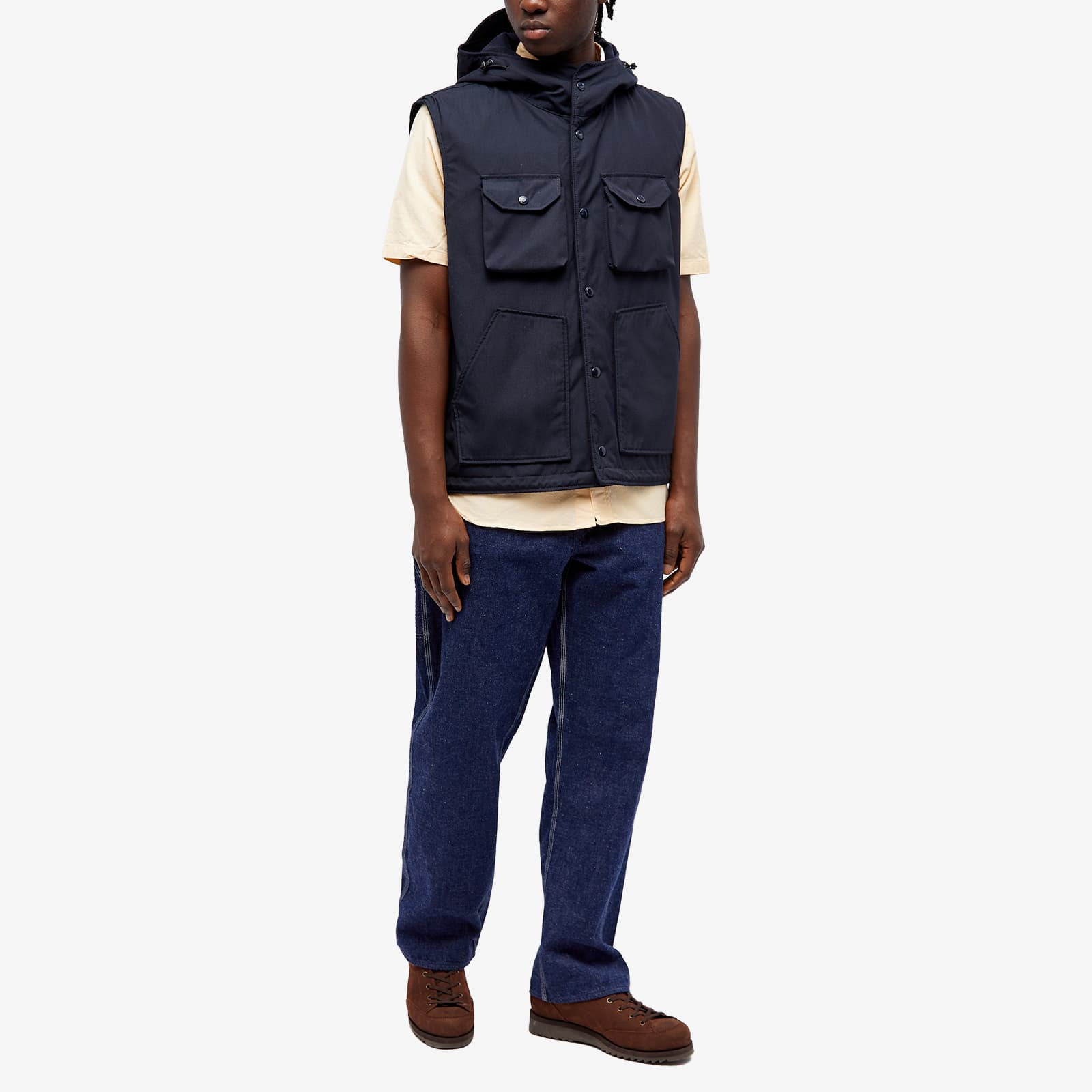 Engineered Garments Field Vest Dark Navy | END. (GB)
