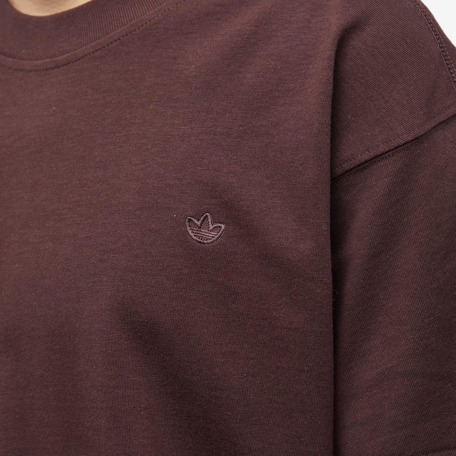 Adidas Premium Essentials T-Shirt Shadow Brown | END. (US)