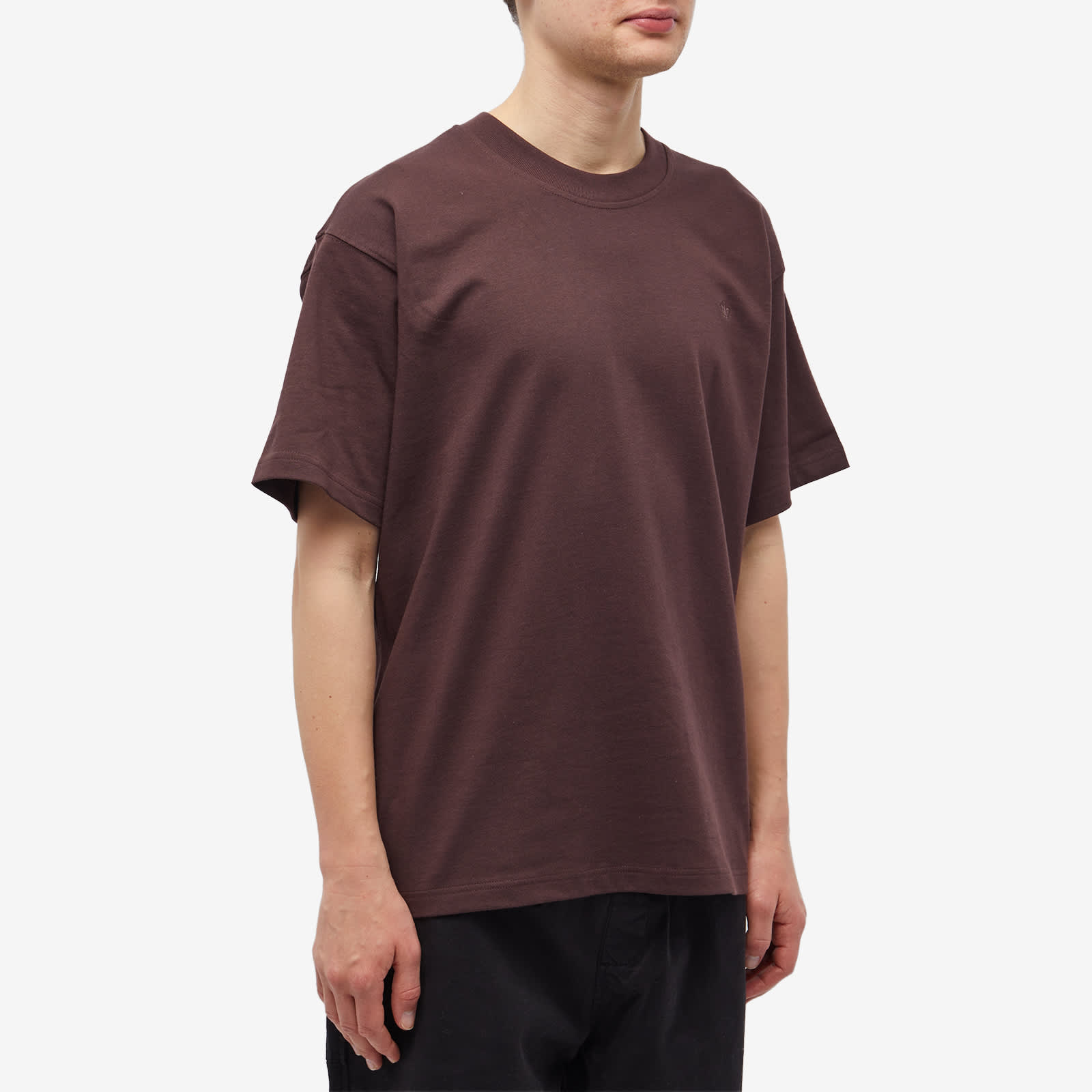 Adidas Premium Essentials T-Shirt Shadow Brown | END. (US)