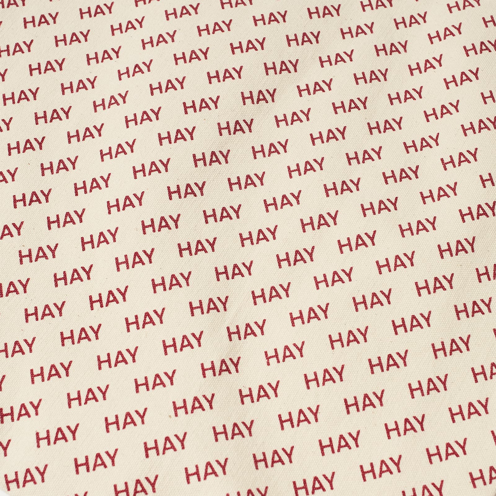 HAY Logo Tote Bag Burgundy | END. (CN)