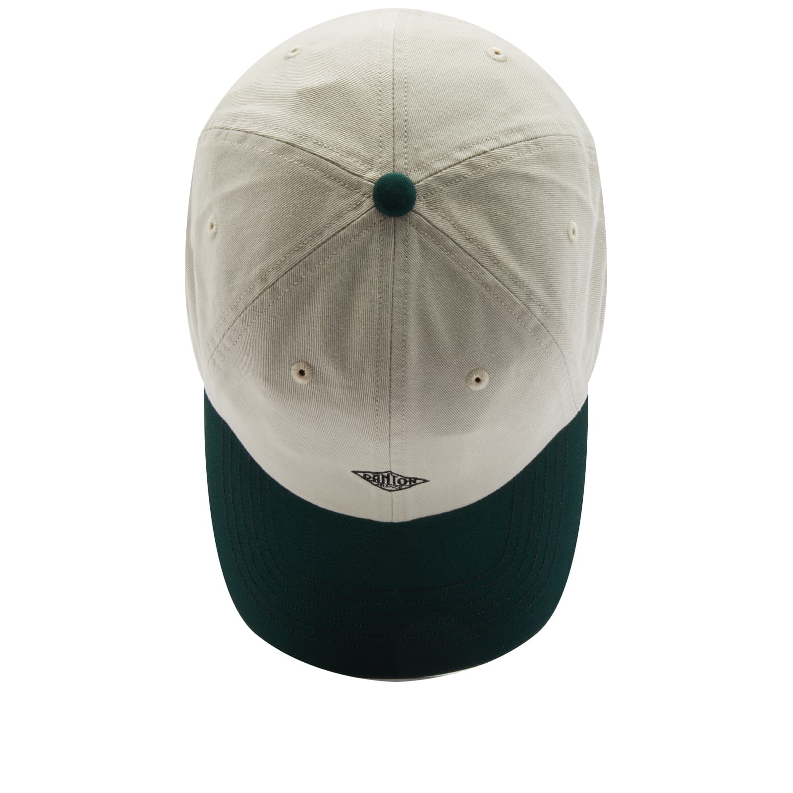 Danton Chino Cloth Combination Cap Ivory & Green | END. (US)