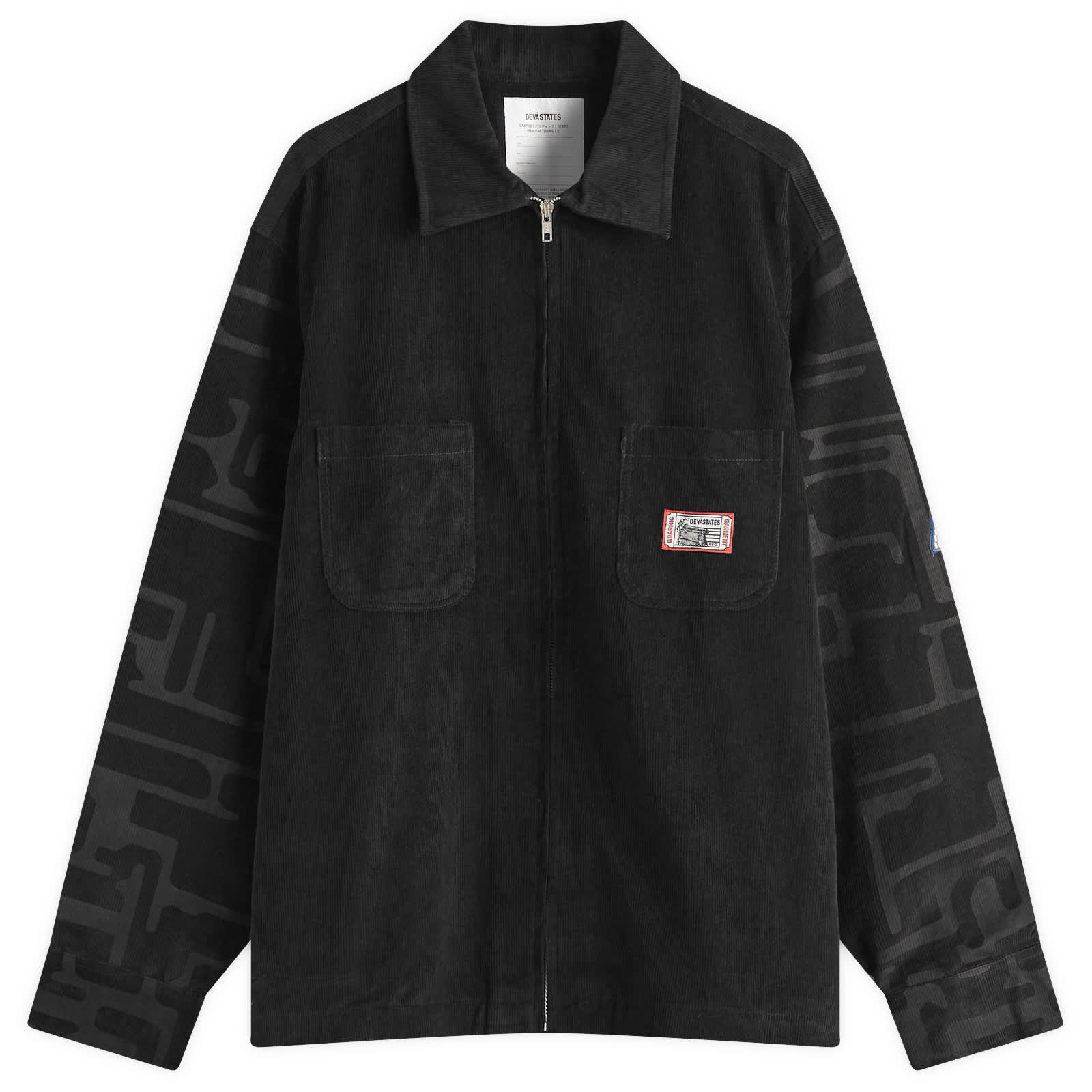 Deva States Curcuit Corduroy Jacket Black | END. (GB)