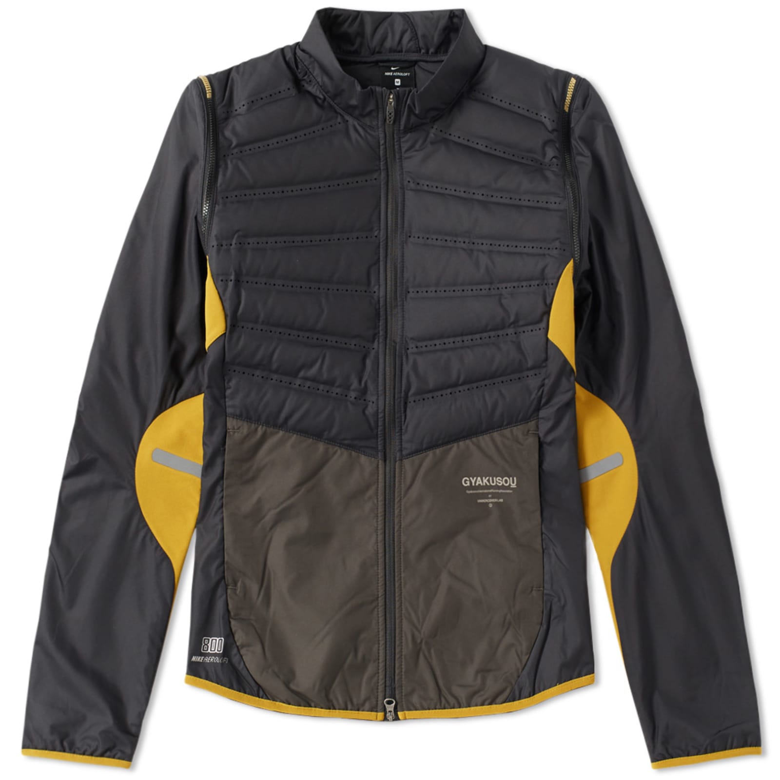 Nike x Undercover Gyakusou W Aeroloft Zip Off Jacket Black & Bronzine ...