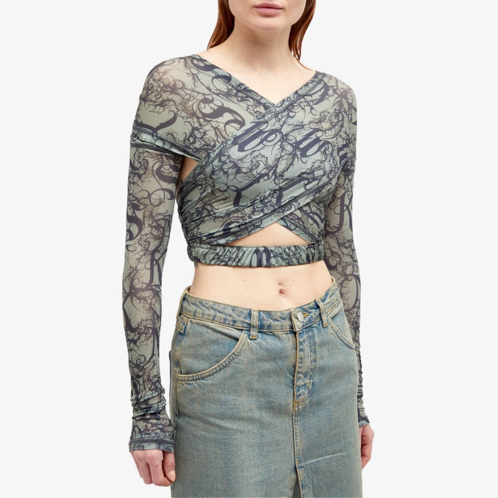 KNWLS Anti Cross Over Top Gothic Lace | END. (HK)