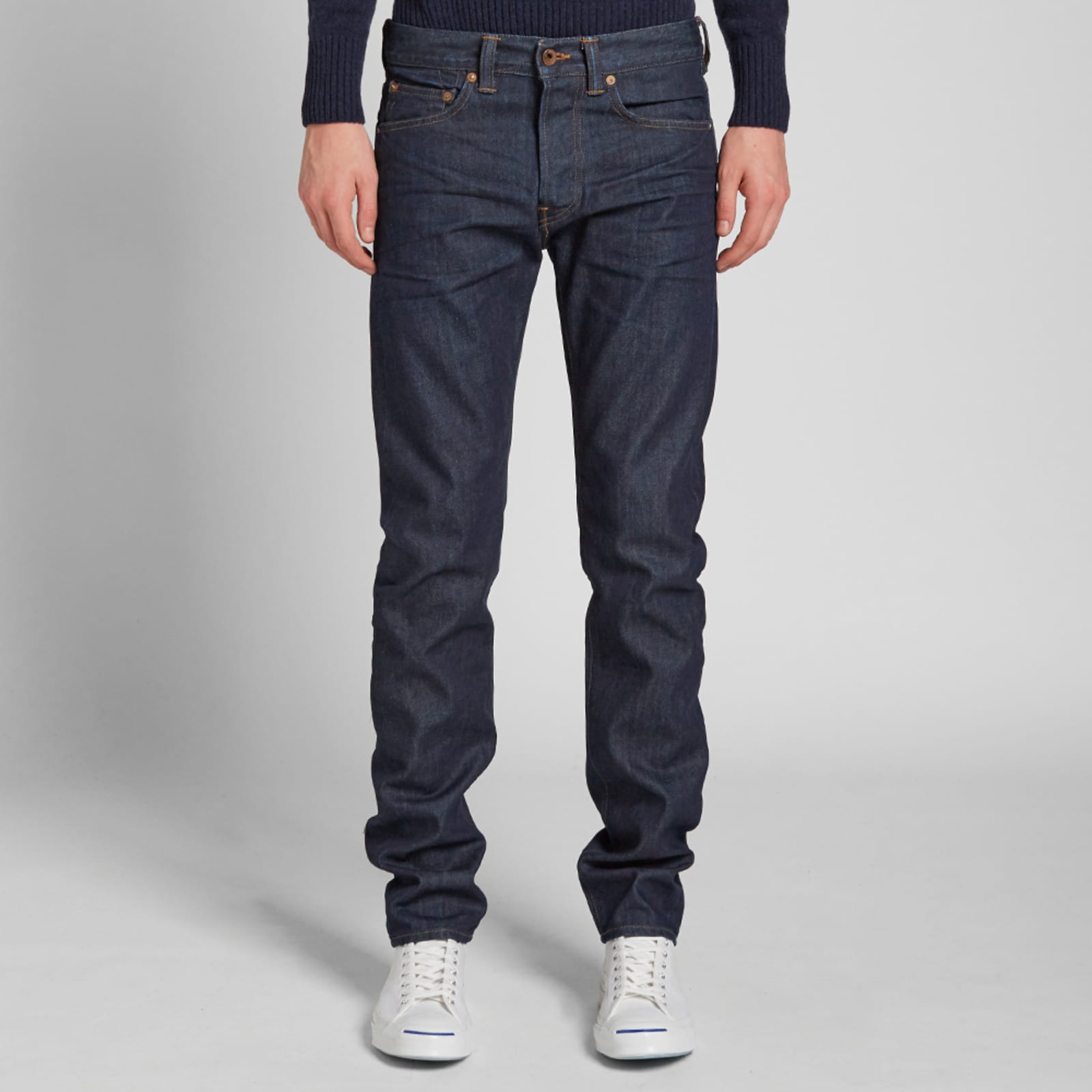 Edwin ED-80 Slim Tapered Jean Glazed Used 11.05oz Indigo | END. (US)