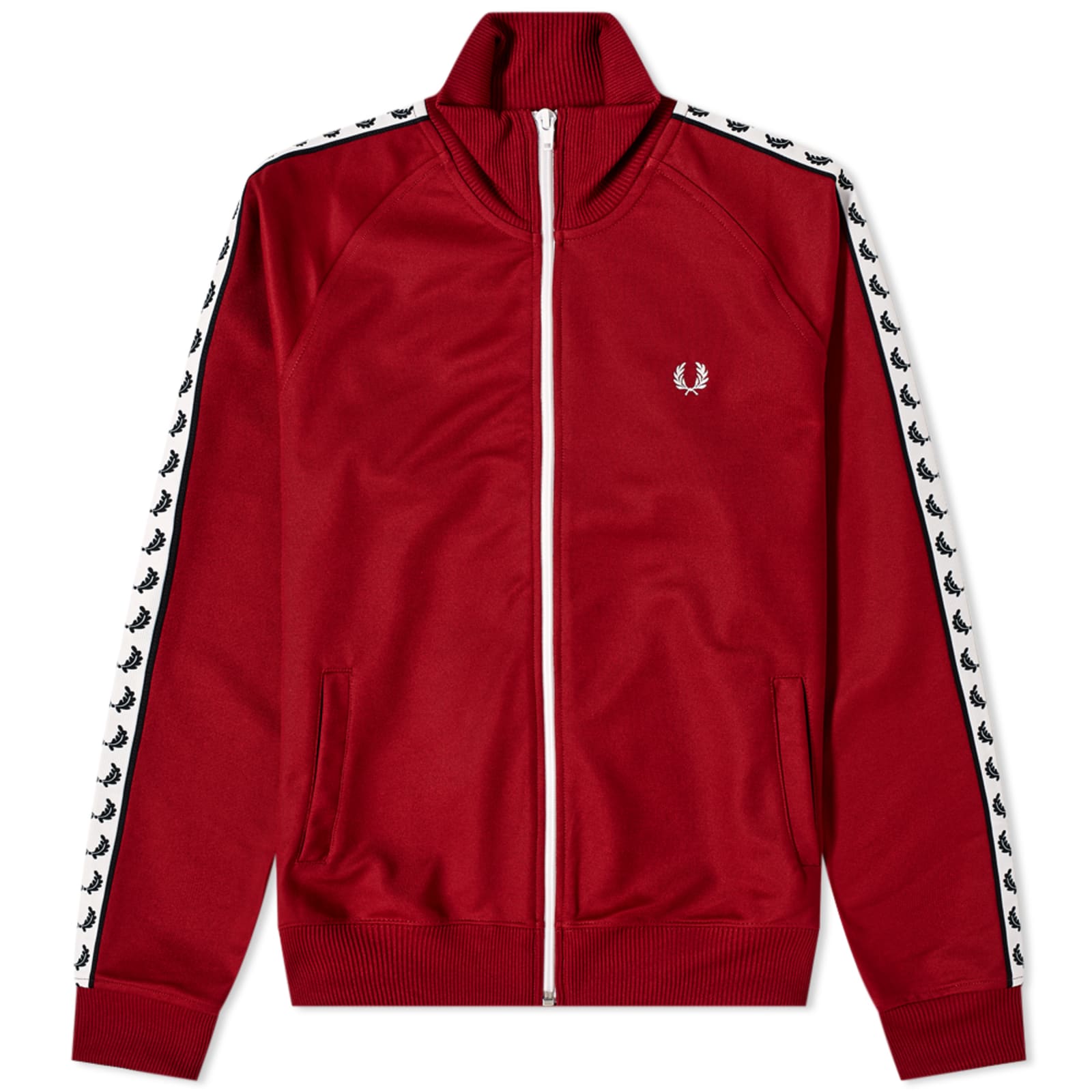 Fred Perry Taped Track Jacket Rosso | END.