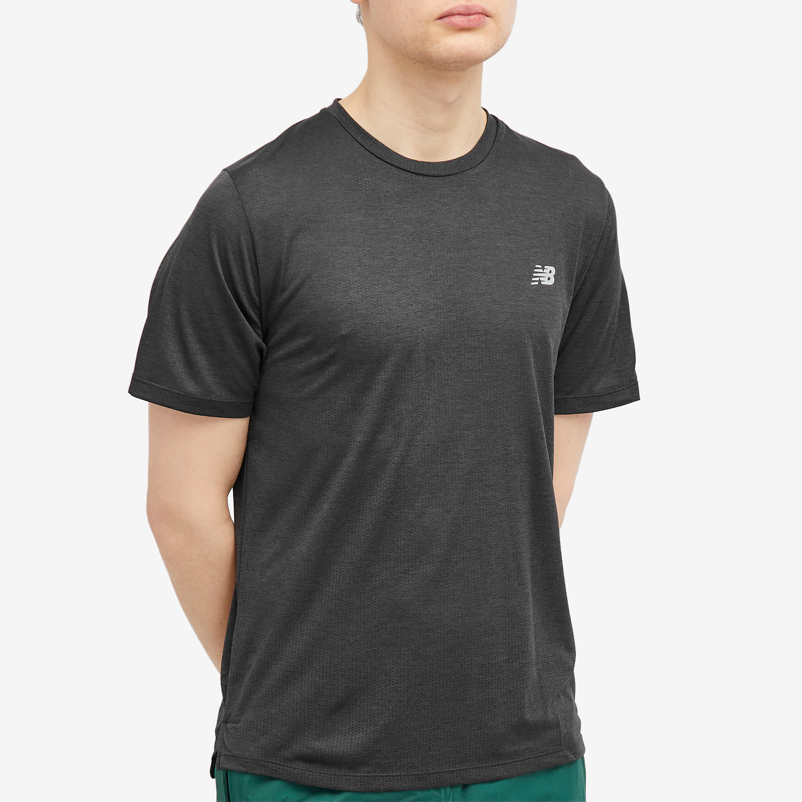 New Balance NB Athletics Run T-Shirt Black | END. (HK)