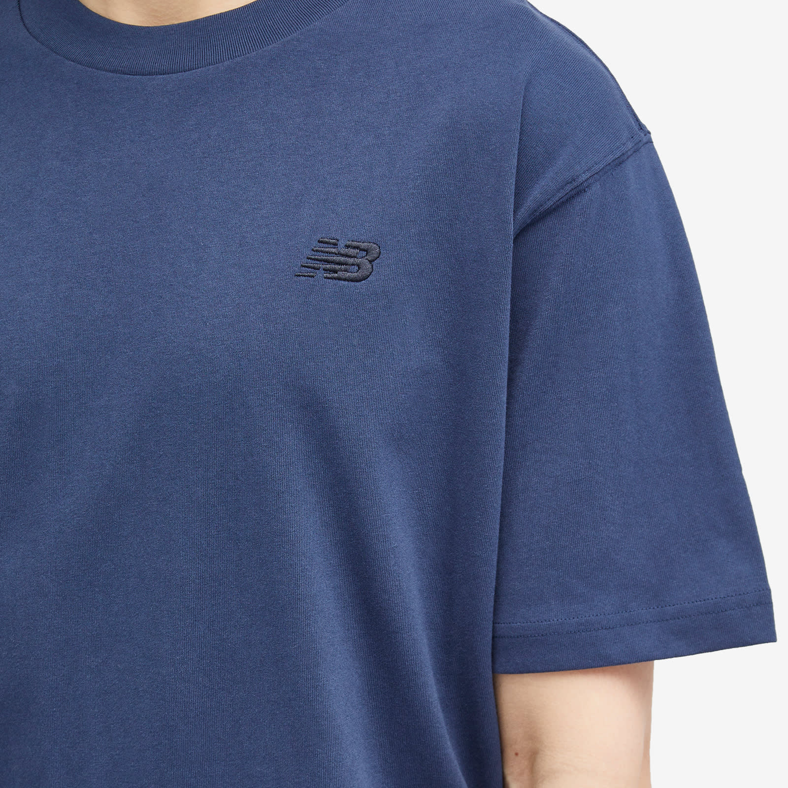 New Balance NB Athletics Cotton T-Shirt Nb Navy | END. (GB)