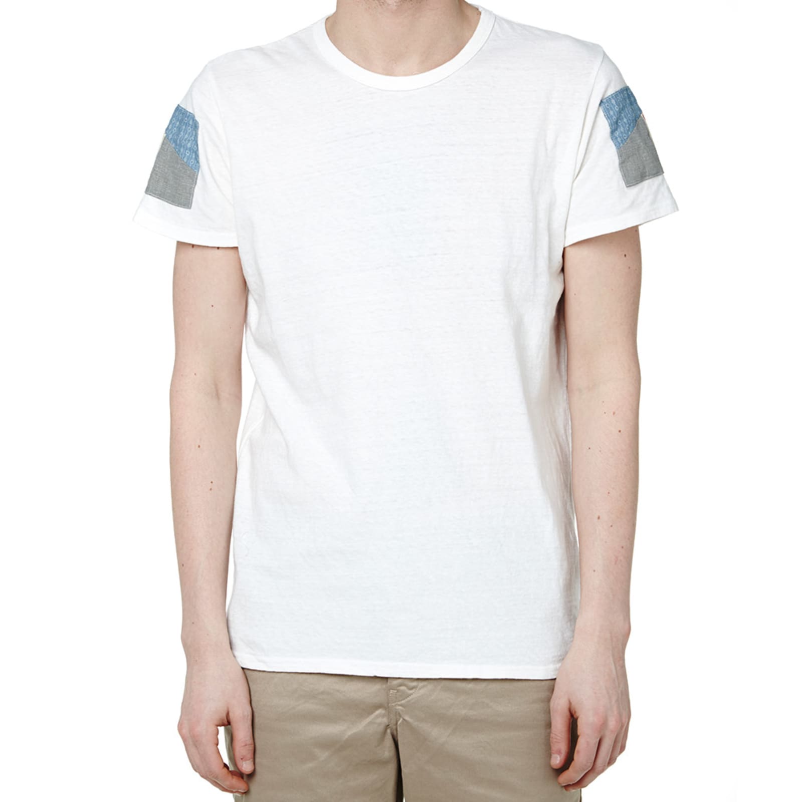 Visvim Vintage Slub Patchwork Tee White | END.
