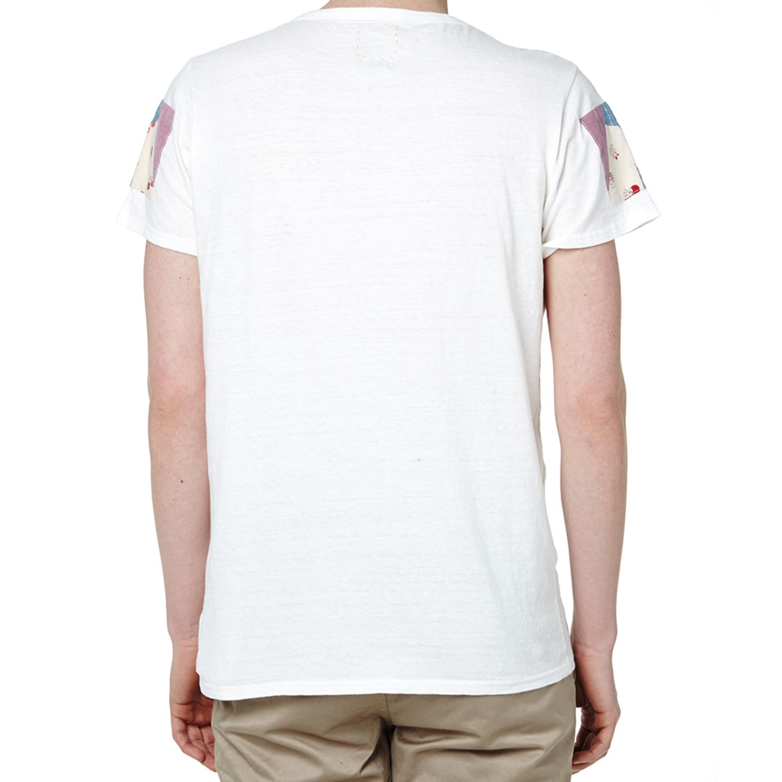 Visvim Vintage Slub Patchwork Tee White | END.