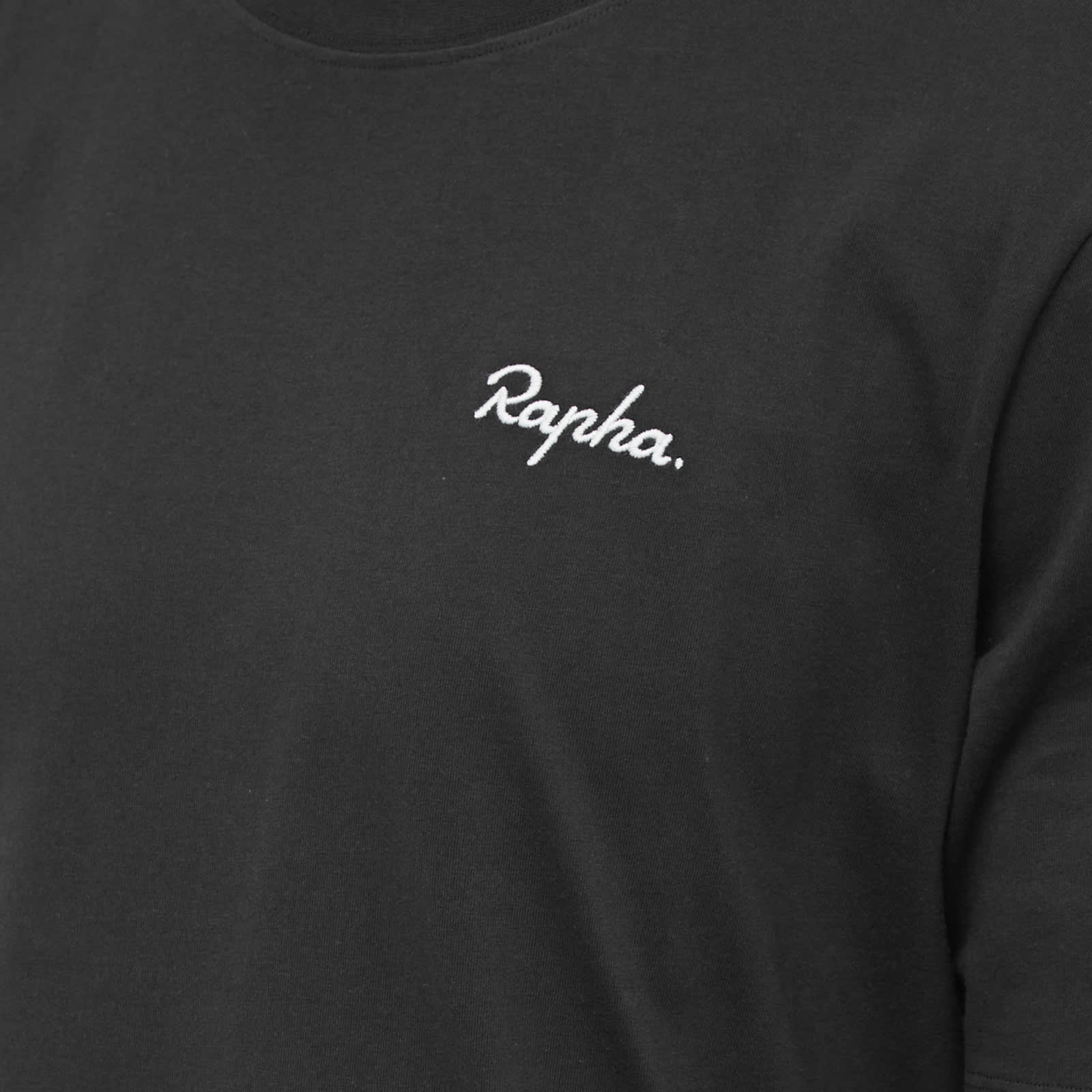 Rapha Logo T-Shirt Black, White | END. (GB)