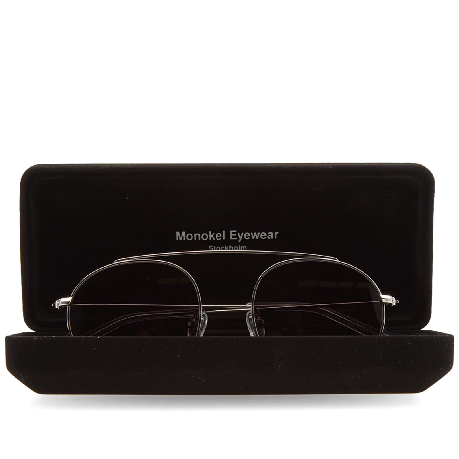 Monokel Iota Sunglasses Silver & Solid Grey | END.
