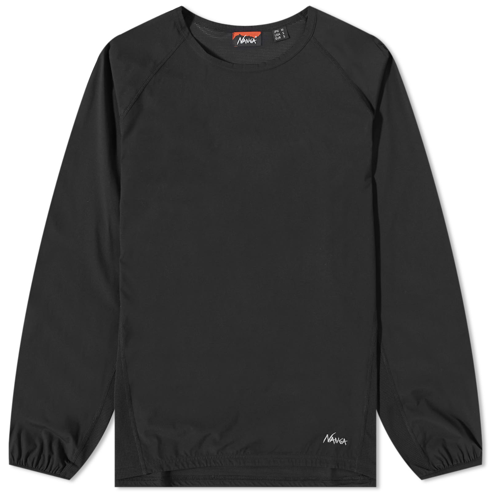 NANGA Hybrid Tech Hike Crew Neck Jacket Black | END. (AR)