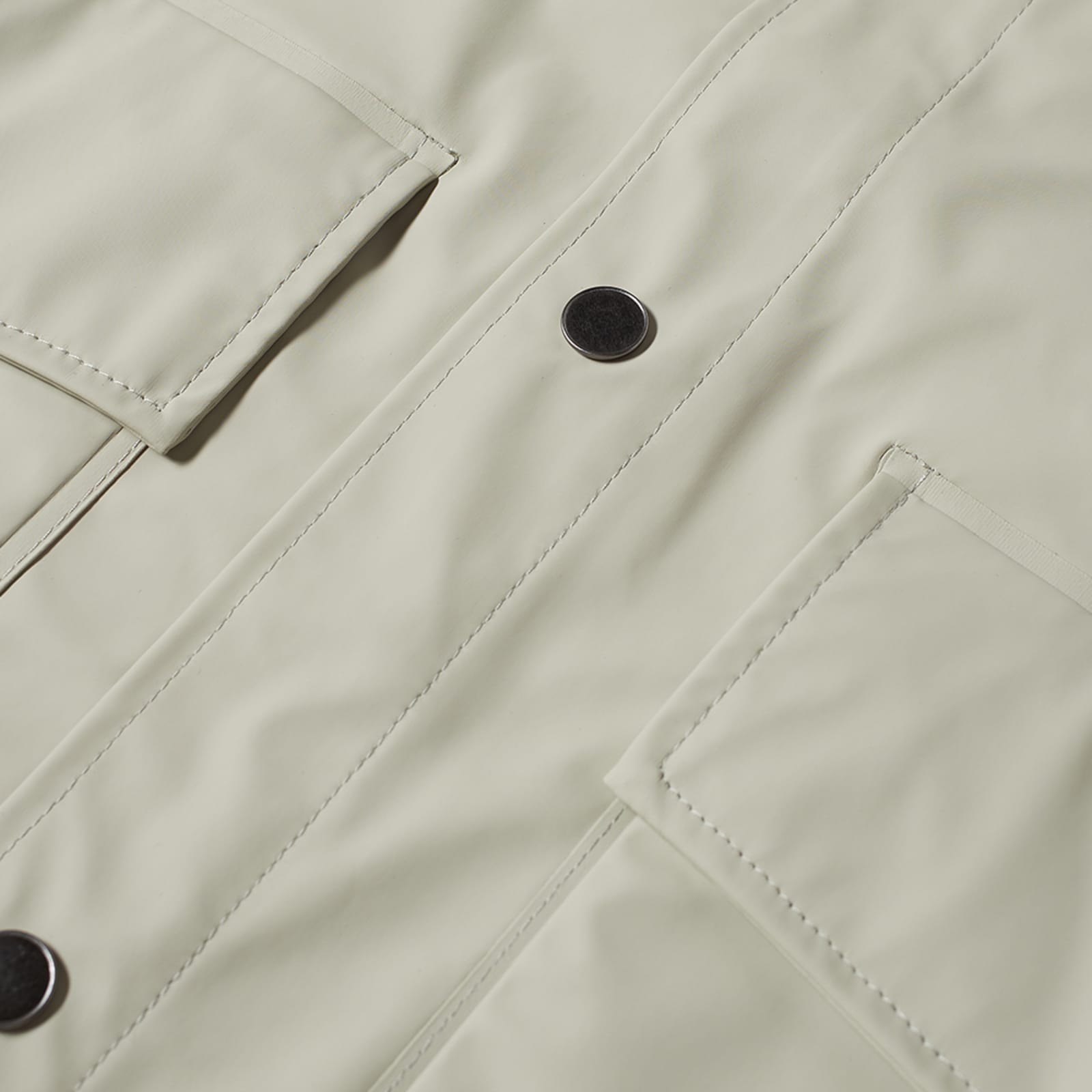 Rains Short Hooded Coat Cement | END. (US)