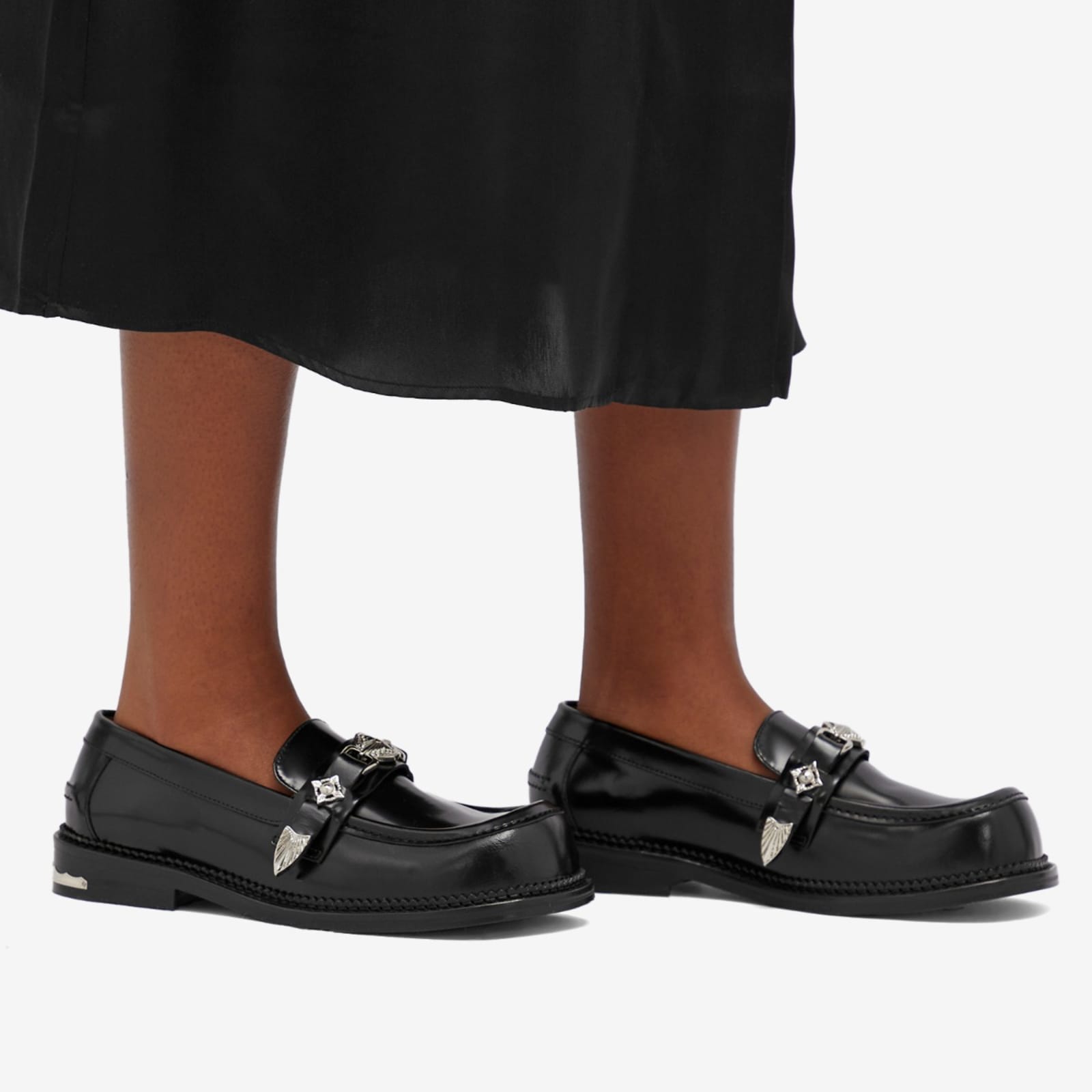 TOGA Polido Loafer Black | END. (KR)