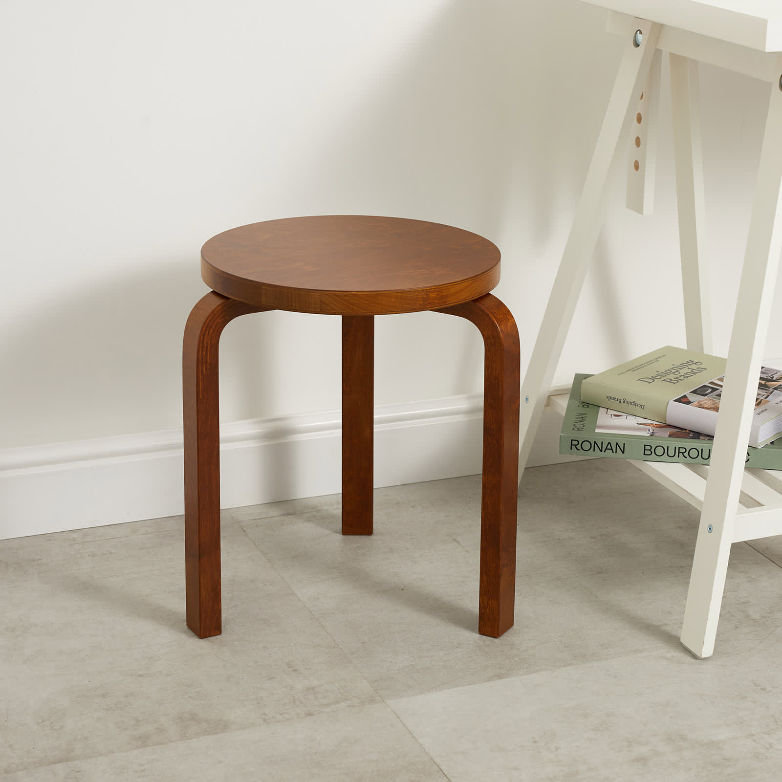 Artek Alvar Aalto 1933 Stool 60 Walnut Stained Birch | END. (GB)
