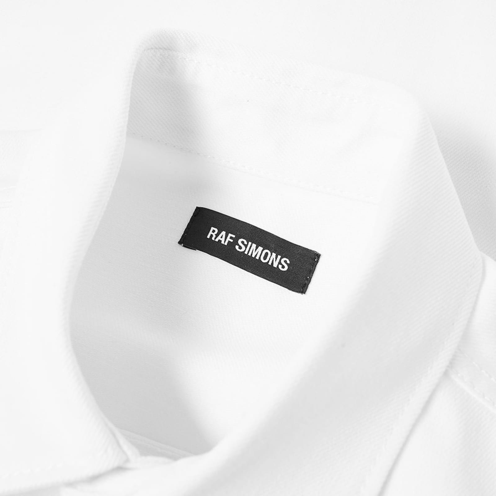 Raf Simons Patch Denim Shirt White | END. (US)