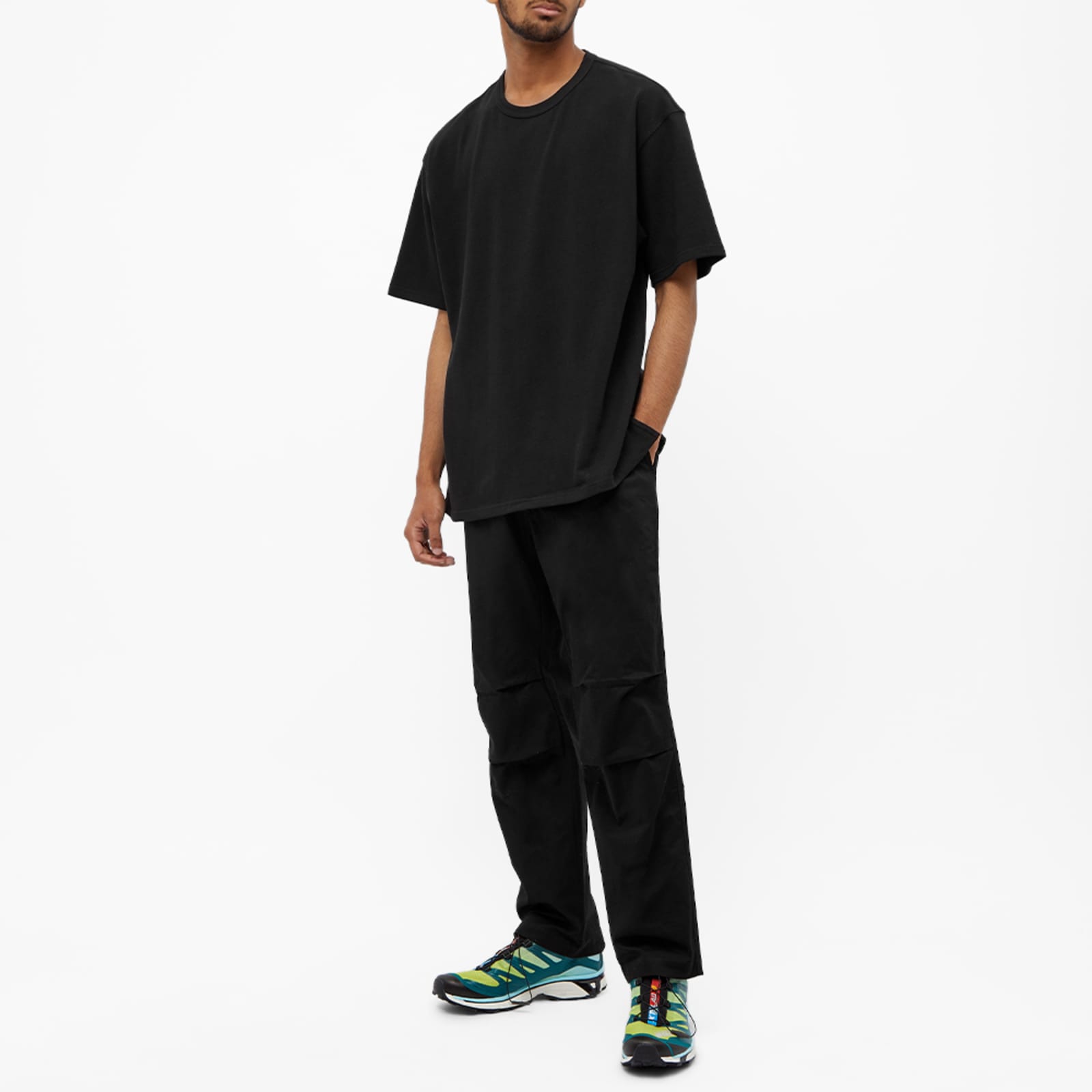 FrizmWORKS Double Rib Oversized T-Shirt Black | END. (SG)