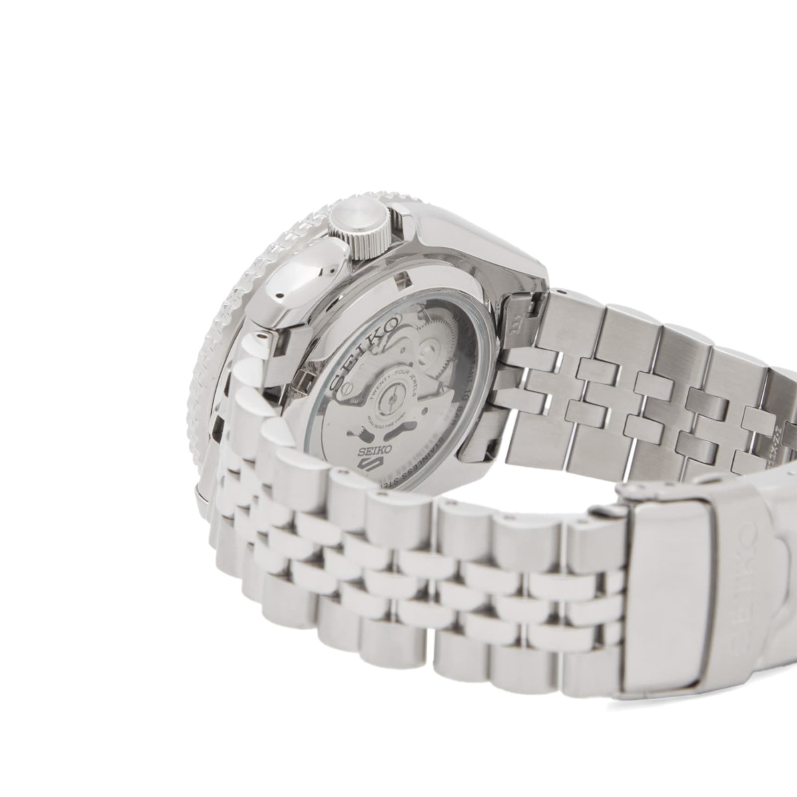 Seiko 5 Sports Blueberry GMT SKX Re-Interpretation Watch Blue & Silver ...