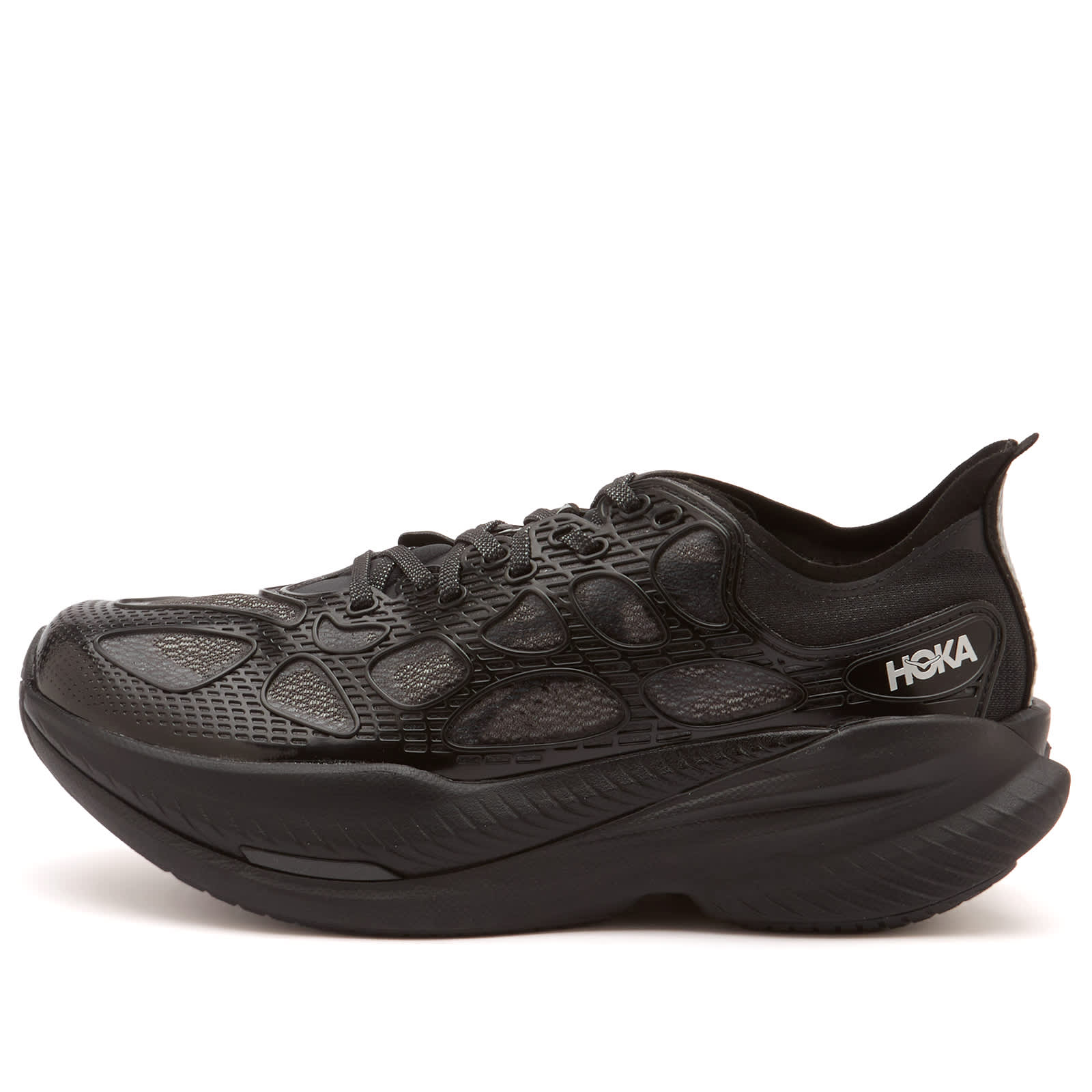 HOKA ONE ONE U Mach X Caged Sneaker Black & Midnight Blue | END. (US)