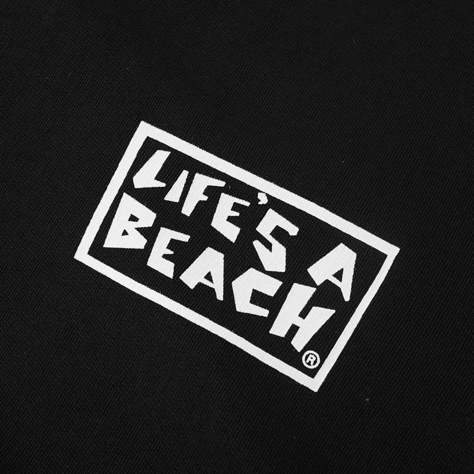 Life's a Beach LAB Logo Crew Sweat Black | END. (US)