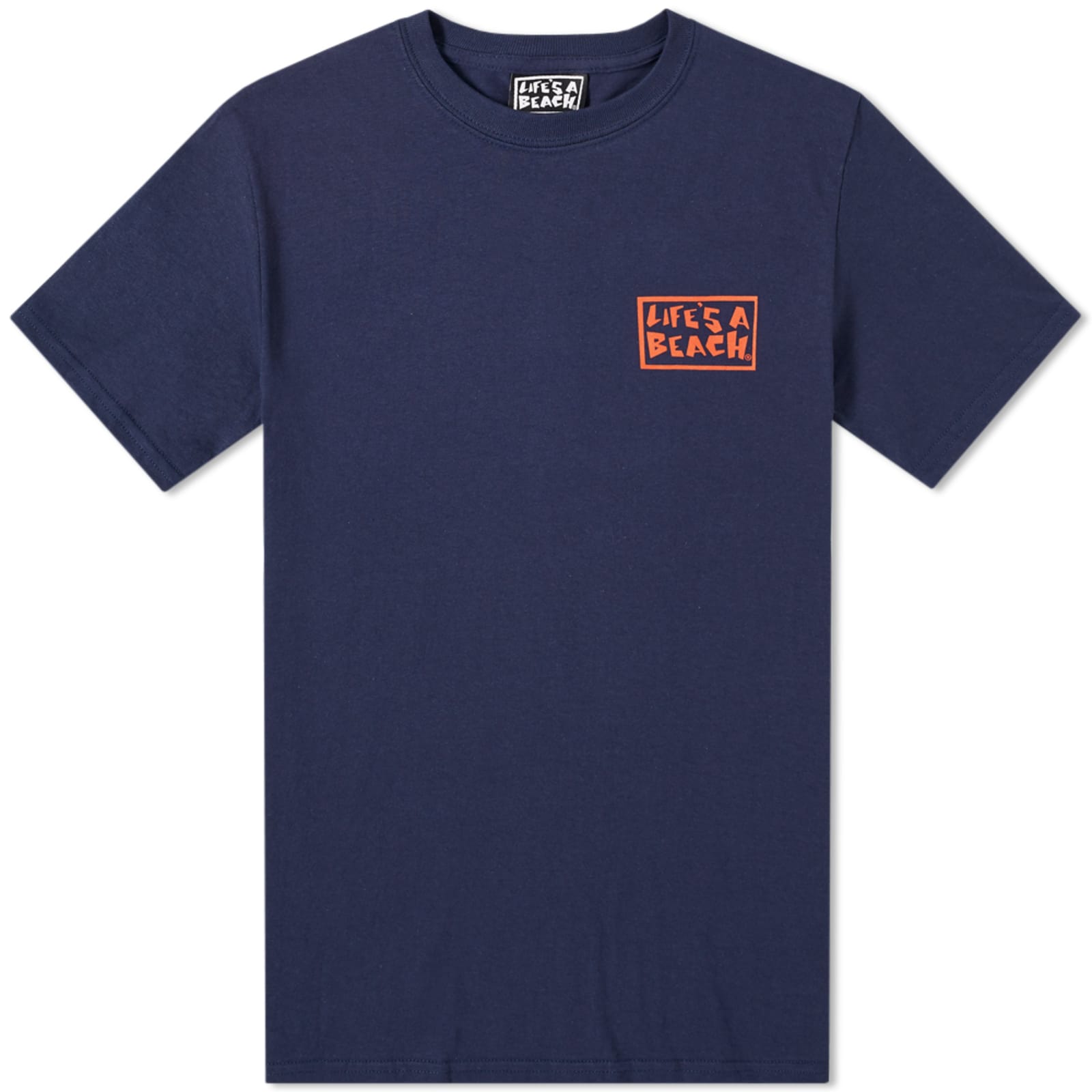 Life's a Beach LAB Logo Tee Navy | END. (US)