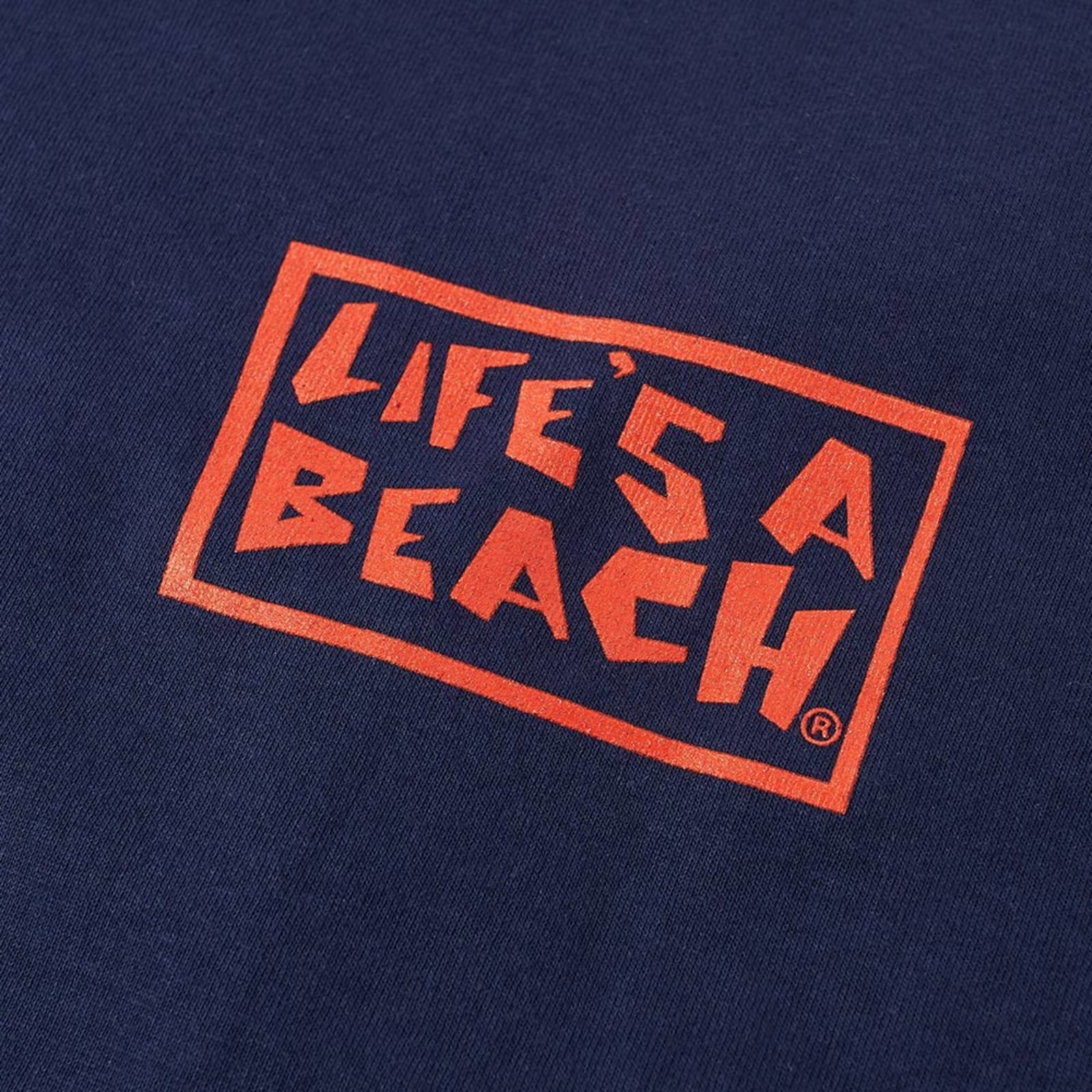 Life's a Beach LAB Logo Tee Navy | END. (US)