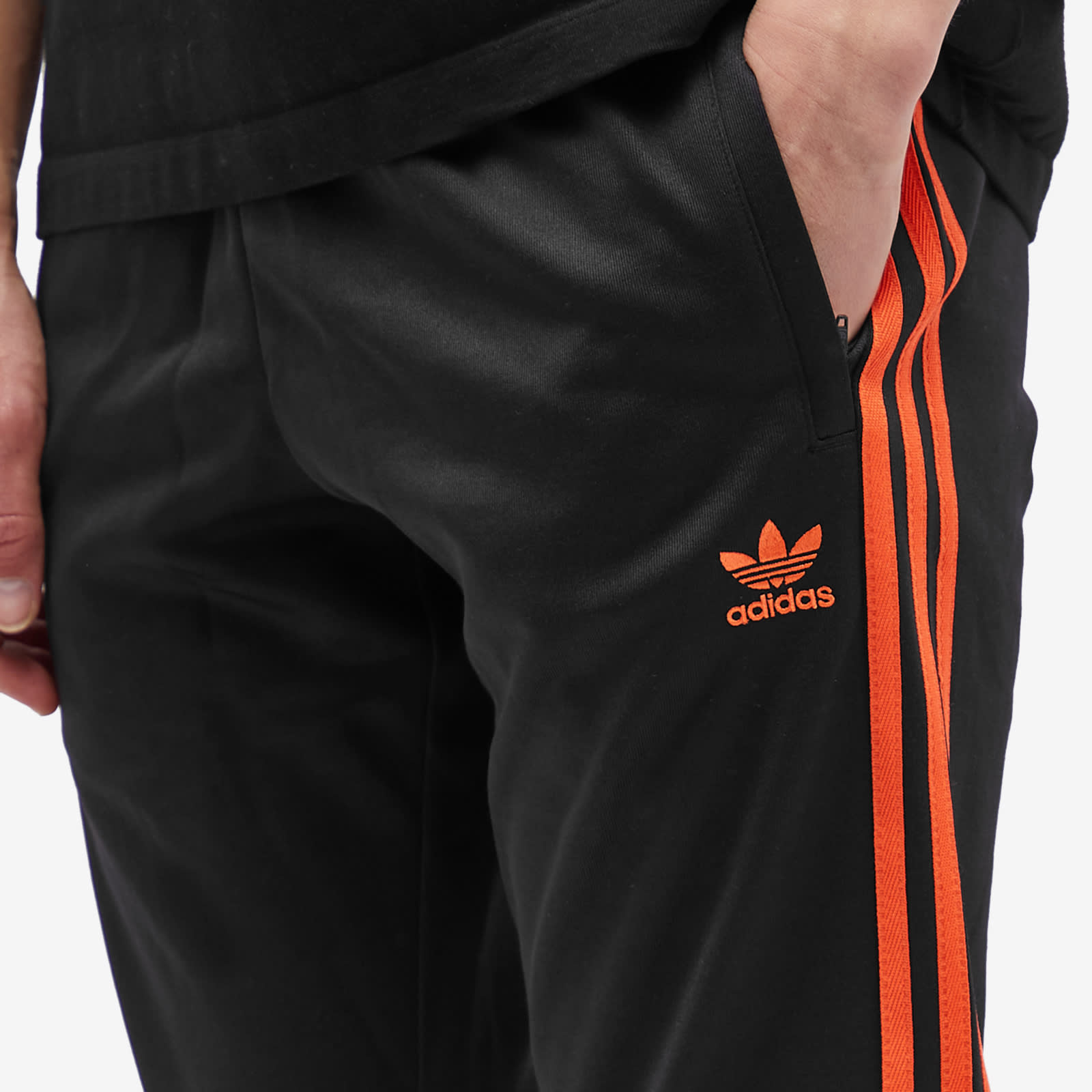 Adidas Superstar Track Pant Black & Orange | END. (US)