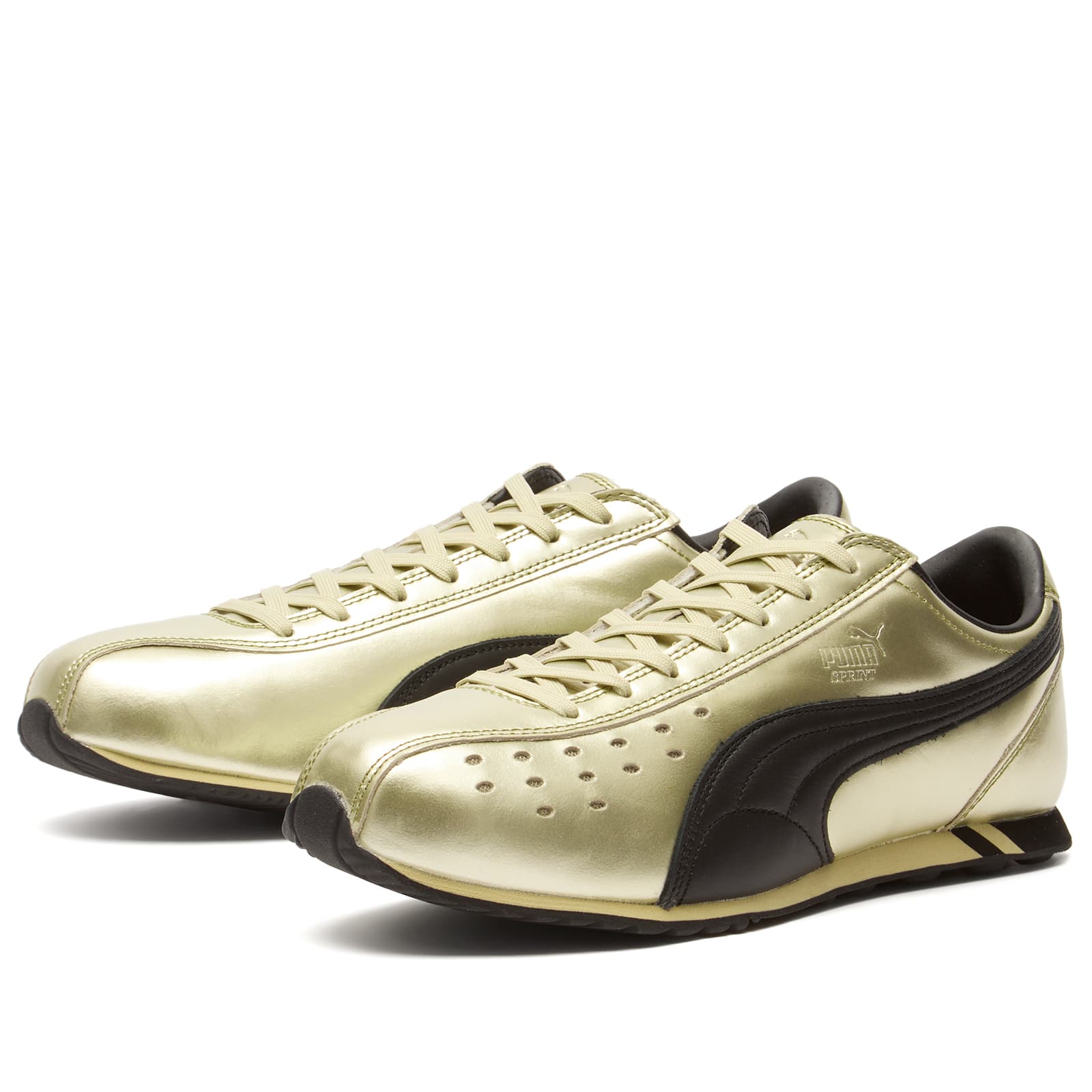 Puma Sprint Metallic Sneaker Gold & Black | END. (DK)