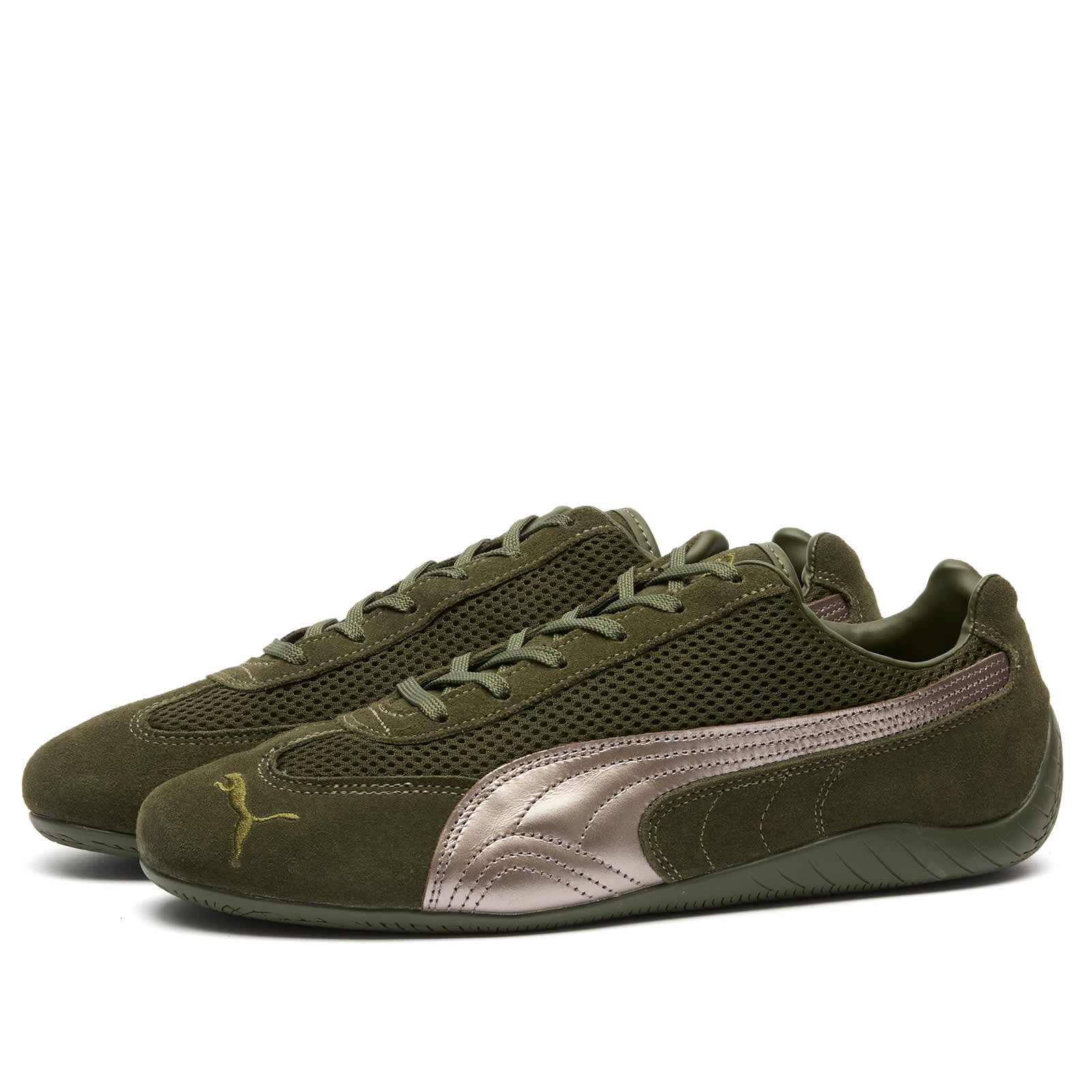 Puma Speedcat Premium Sneaker Dark Olive & Matte Silver | END. (NZ)