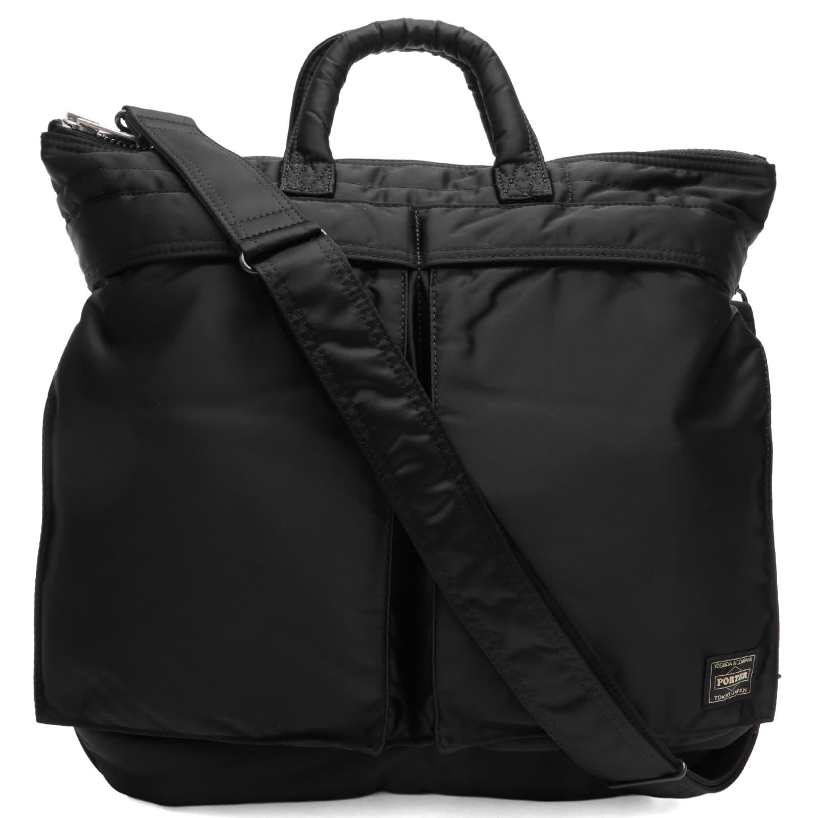 Porter-Yoshida & Co. Tanker 2-Way Helmet Bag Black | END. (CA)