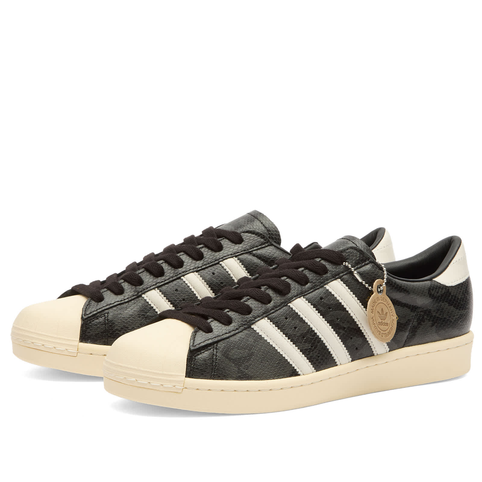 adidas Superstar Vintage Mig Sneaker Black, White & Cream | END. (GB)