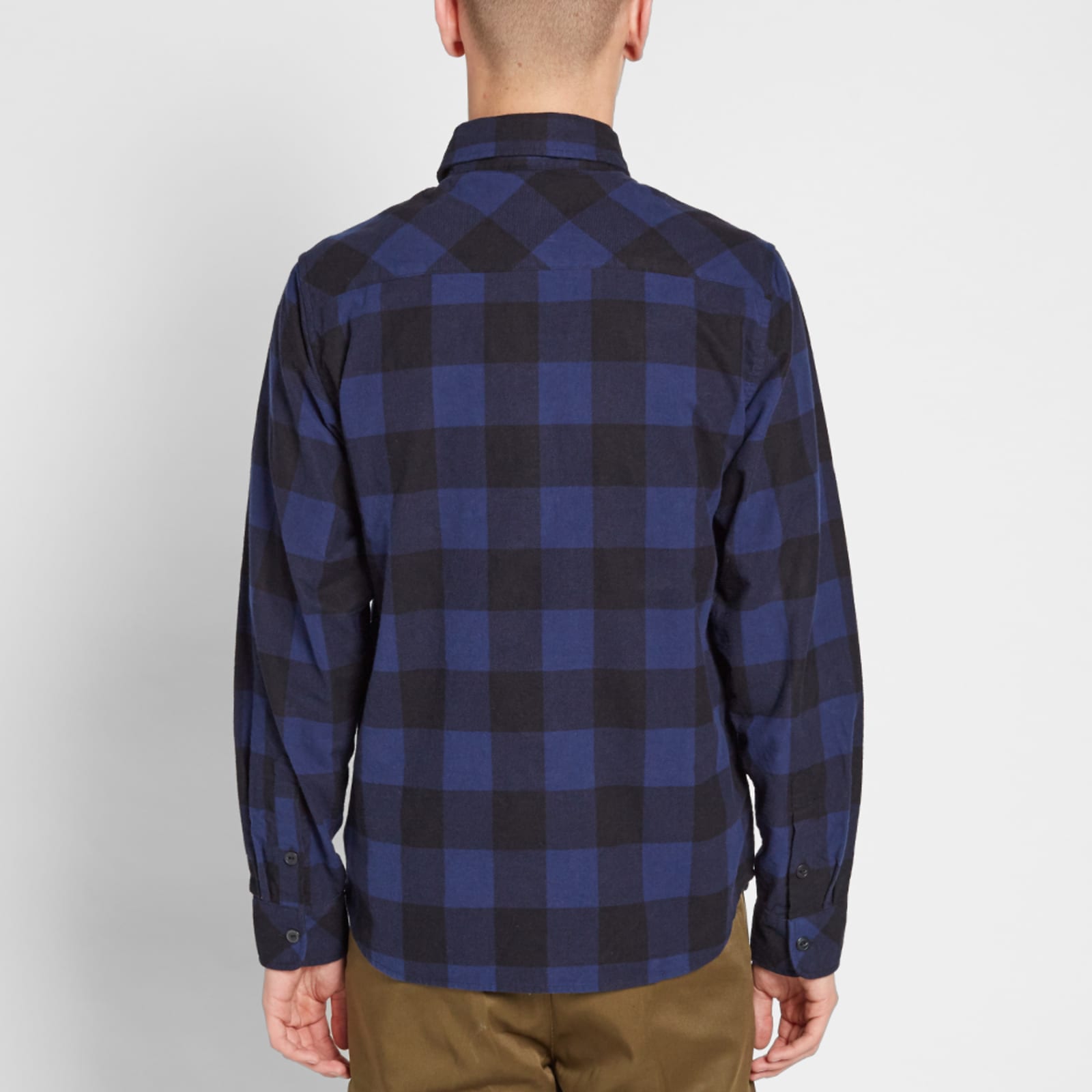 FUCT SSDD Plaid Flannel Shirt Navy | END. (US)