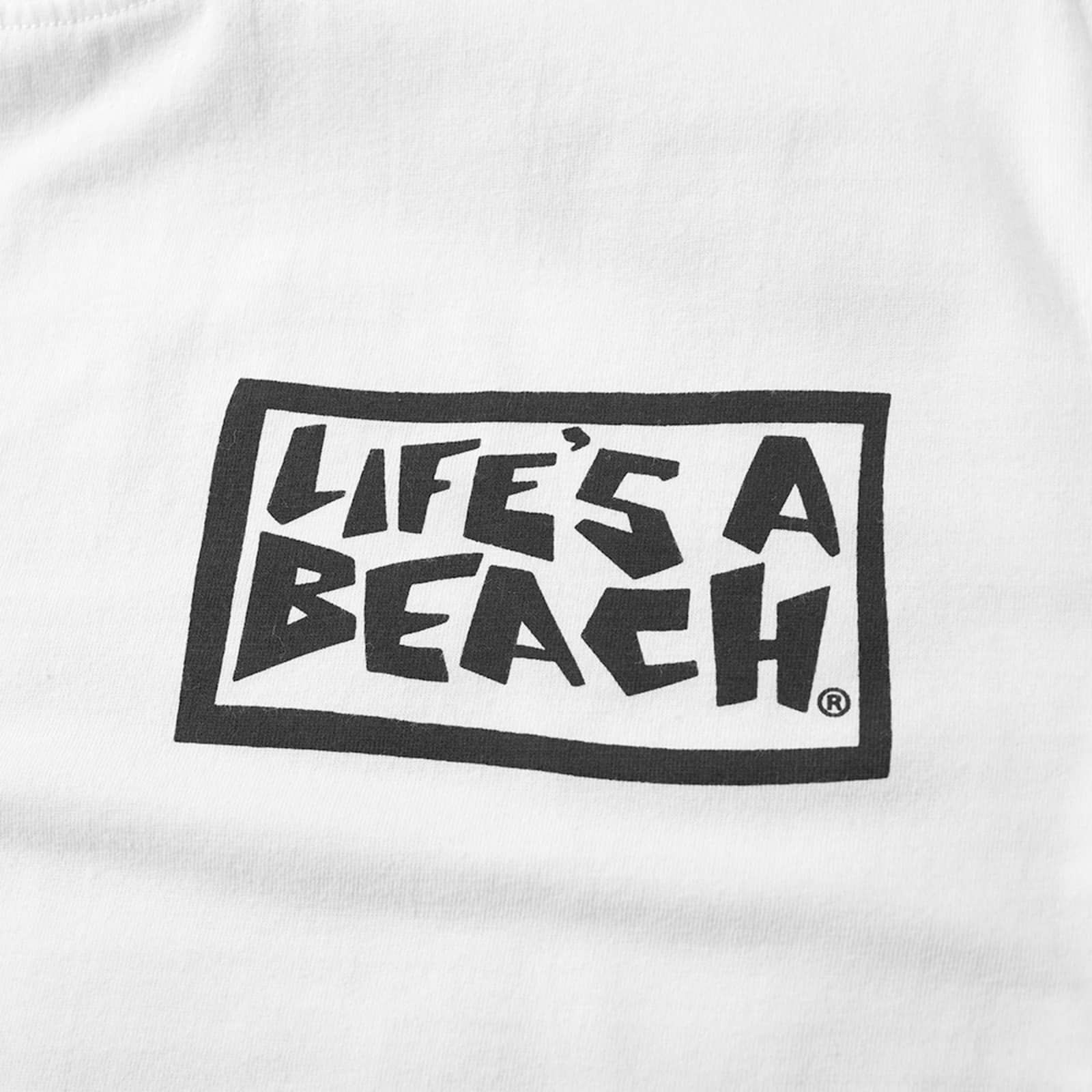 Life's a Beach LAB Logo Tee White | END. (US)